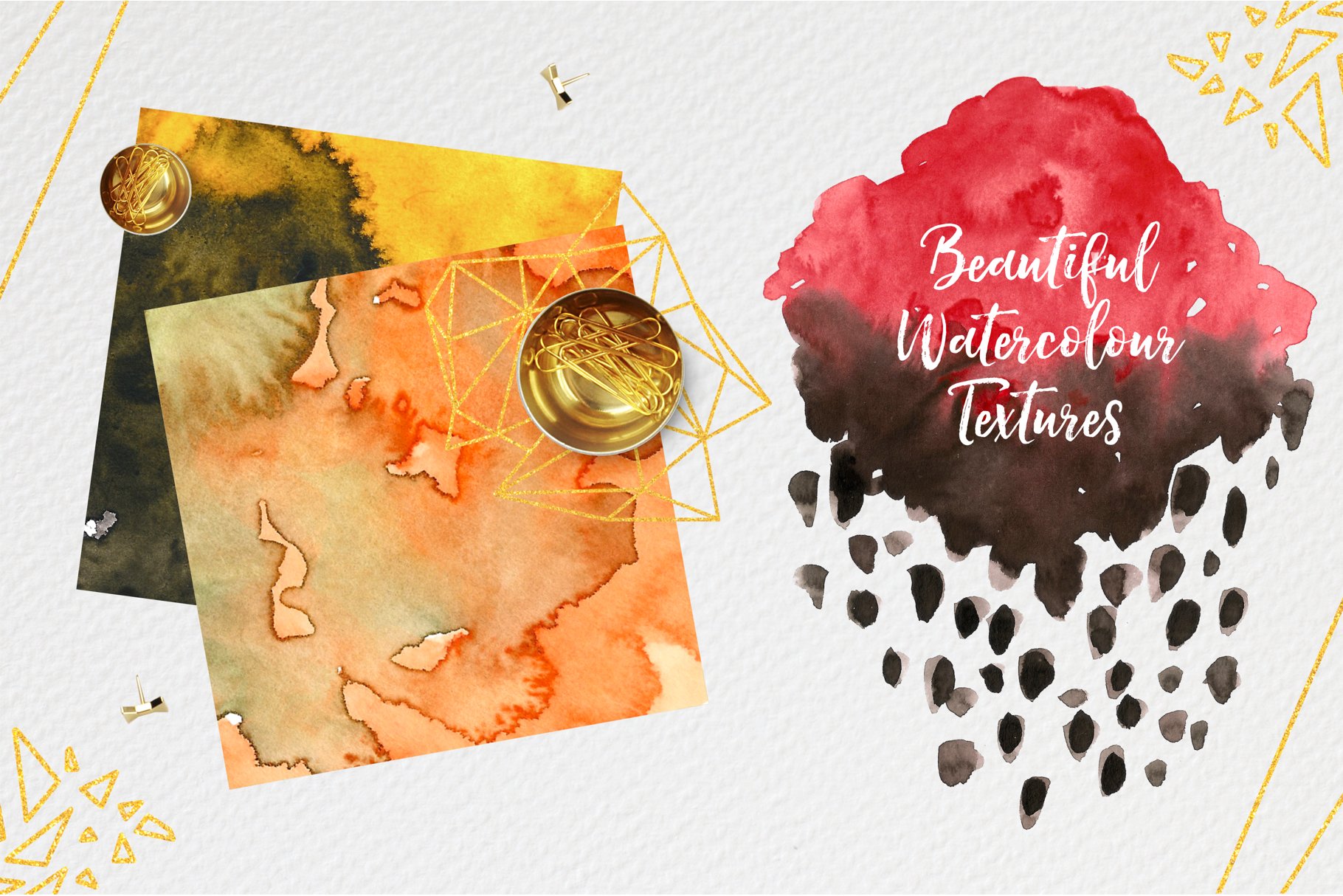 Watercolour Splash! (268614) | Textures | Design Bundles