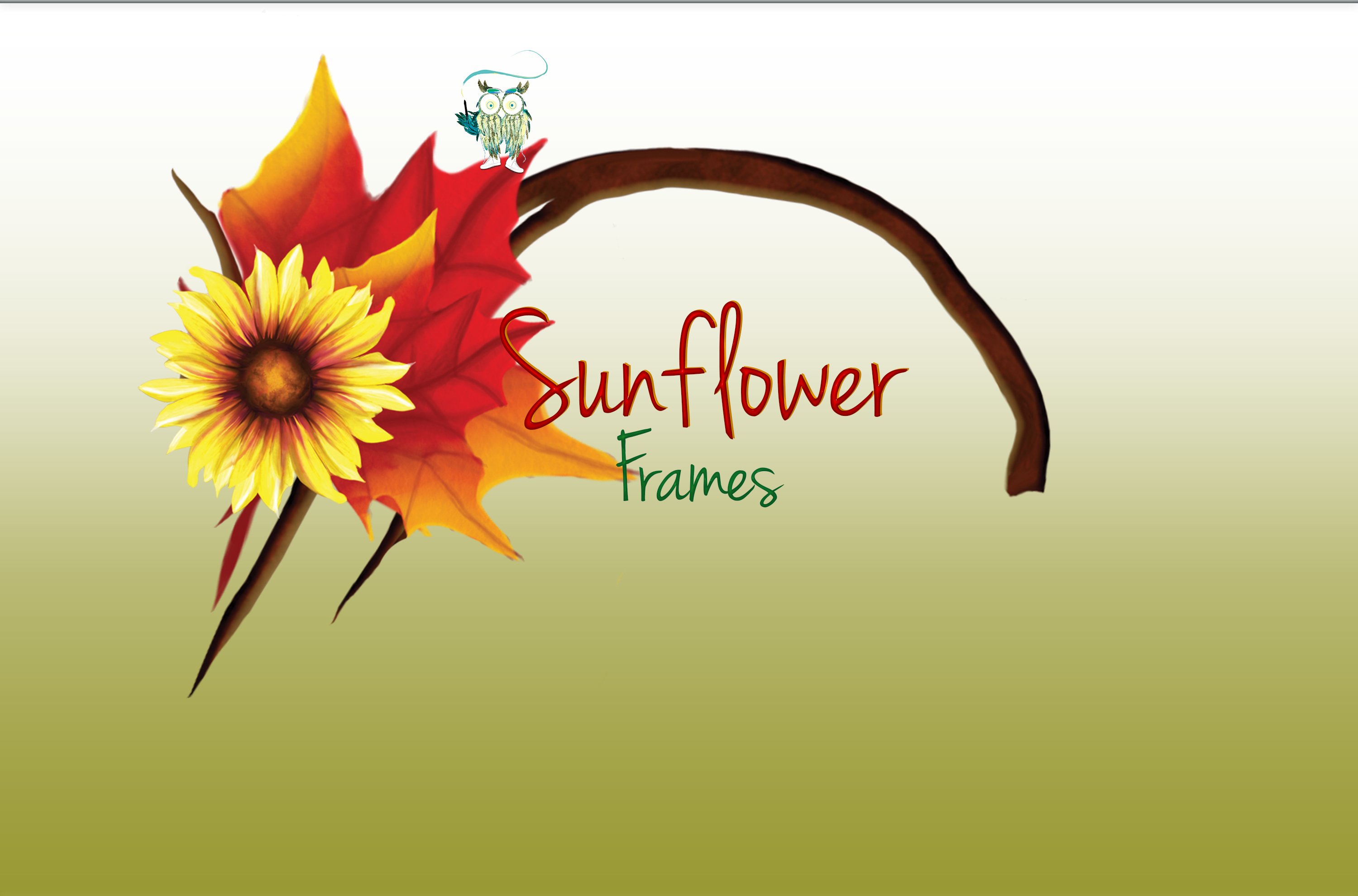 Sunflower Frames (31391) | Illustrations | Design Bundles