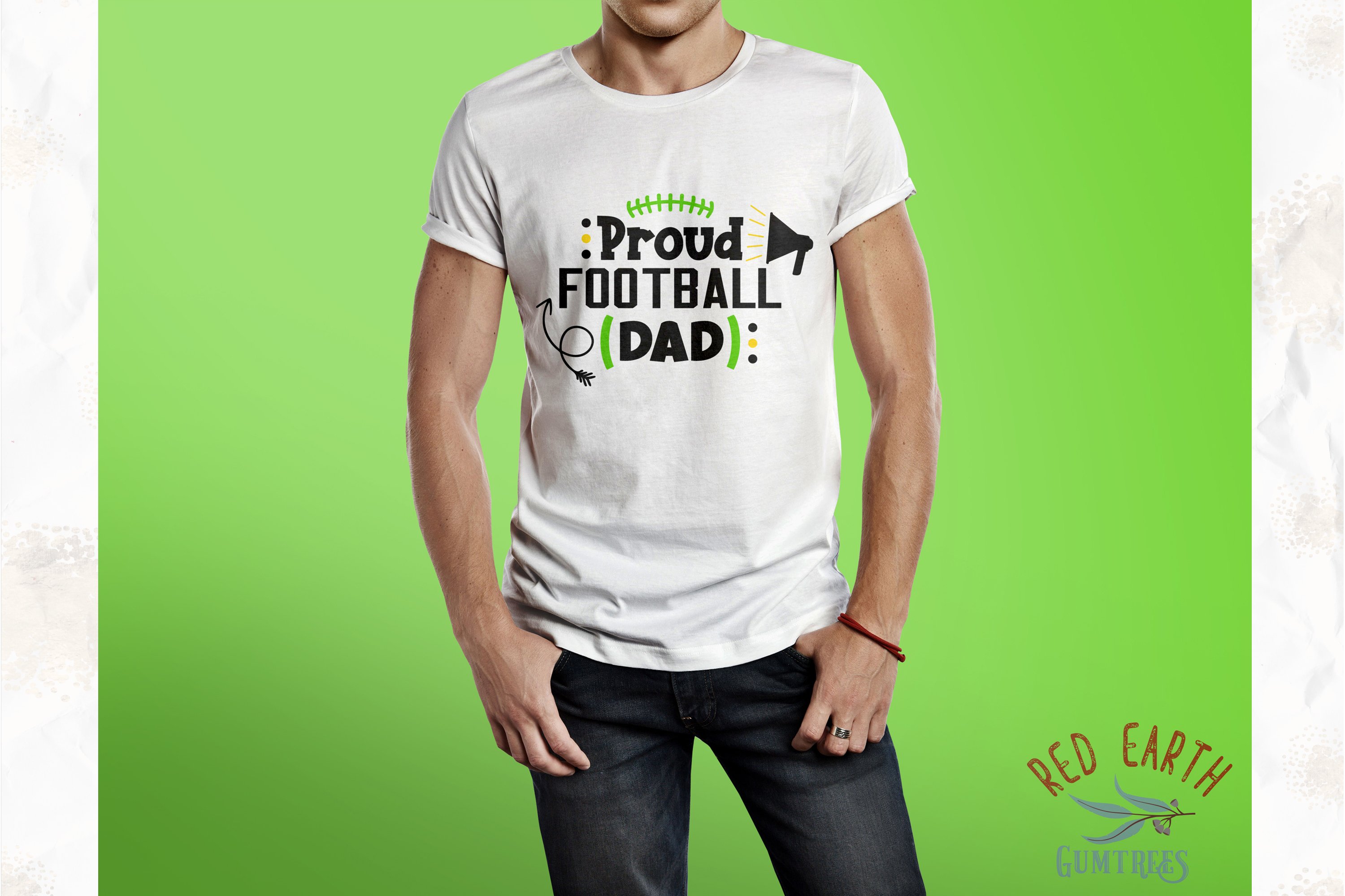 Proud football dad, football, in SVG, DXF, PNG, EPS, PDF (131828) | Cut ...