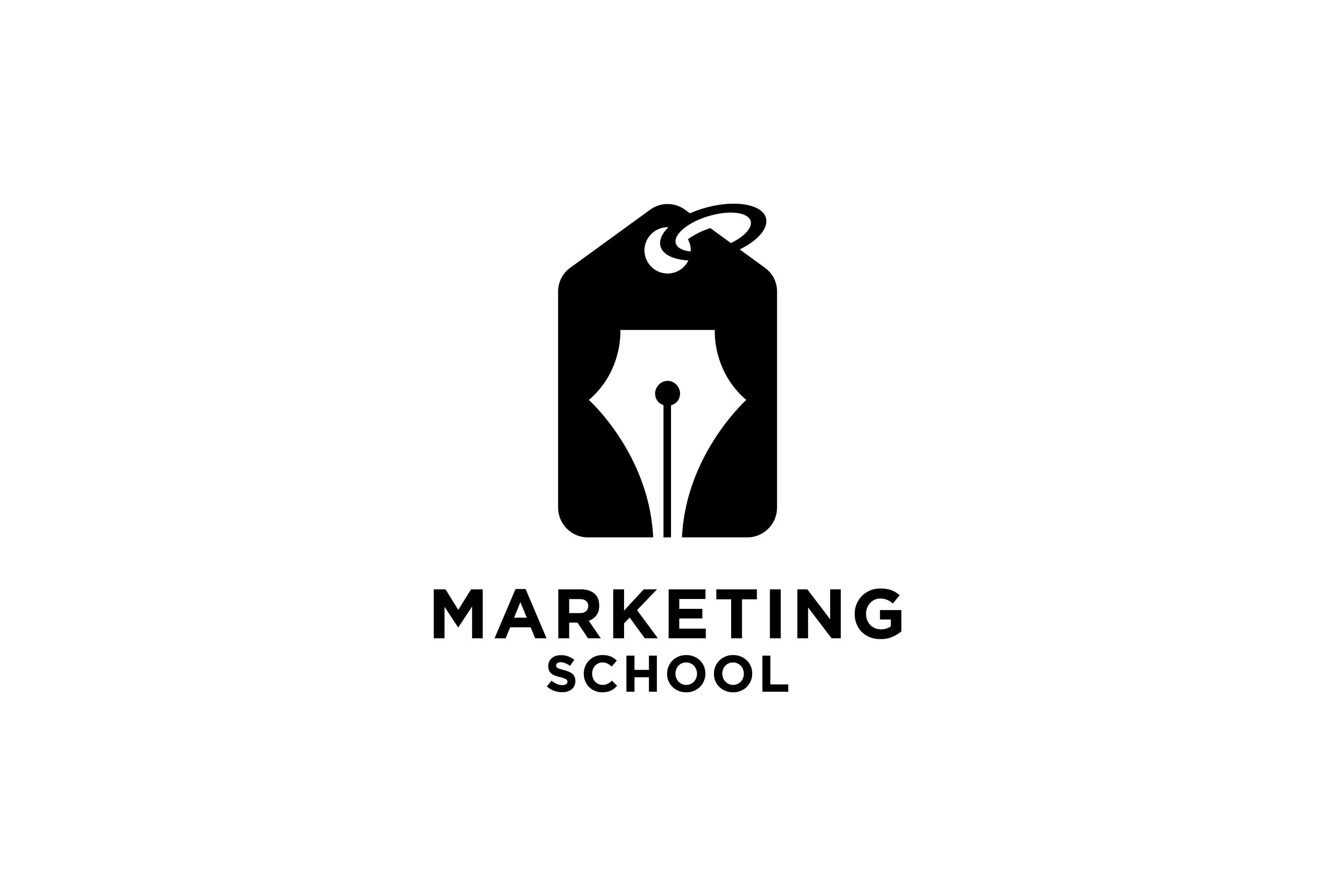Marketing School Vector (988927) | Logos | Design Bundles