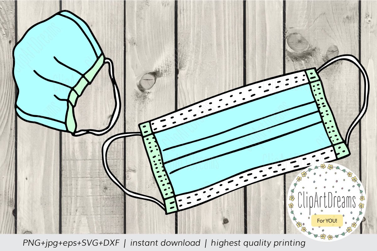 Mask SVG, Medical Nursing Surgical face dust mask clipart (519486 ...