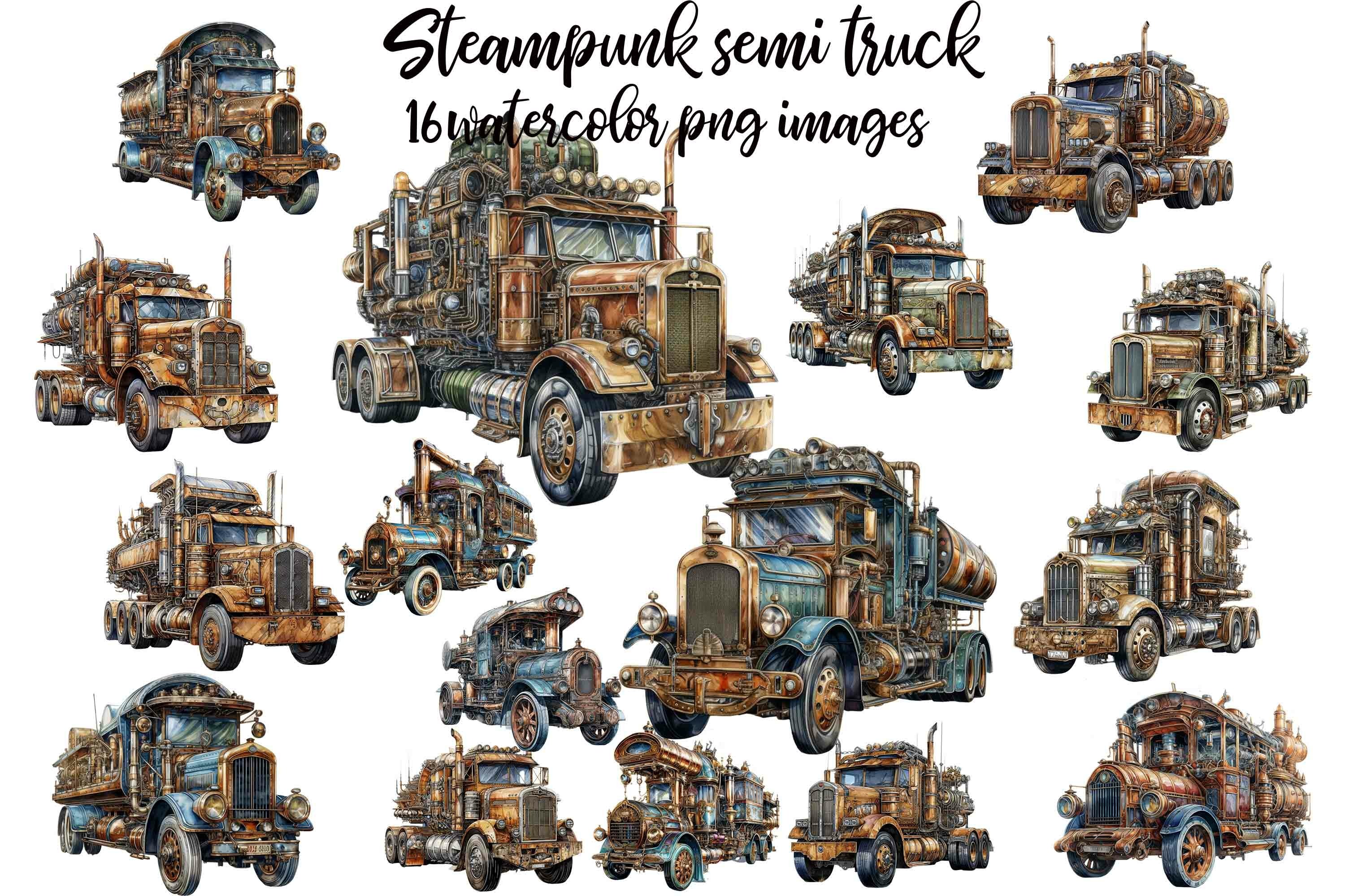 Steampunk Semi Truck