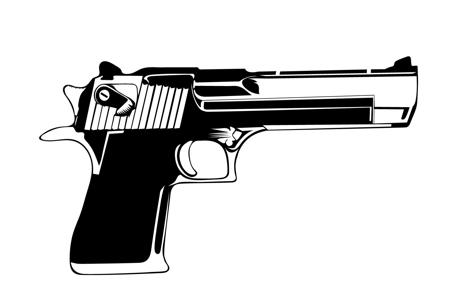 Desert Eagle Silhouette