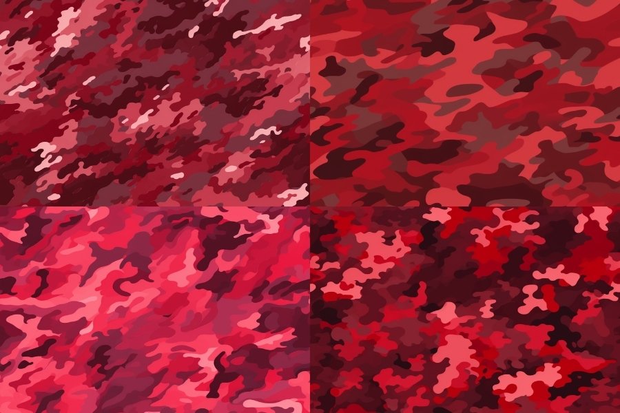 Red Tiger Camo Wallpaper