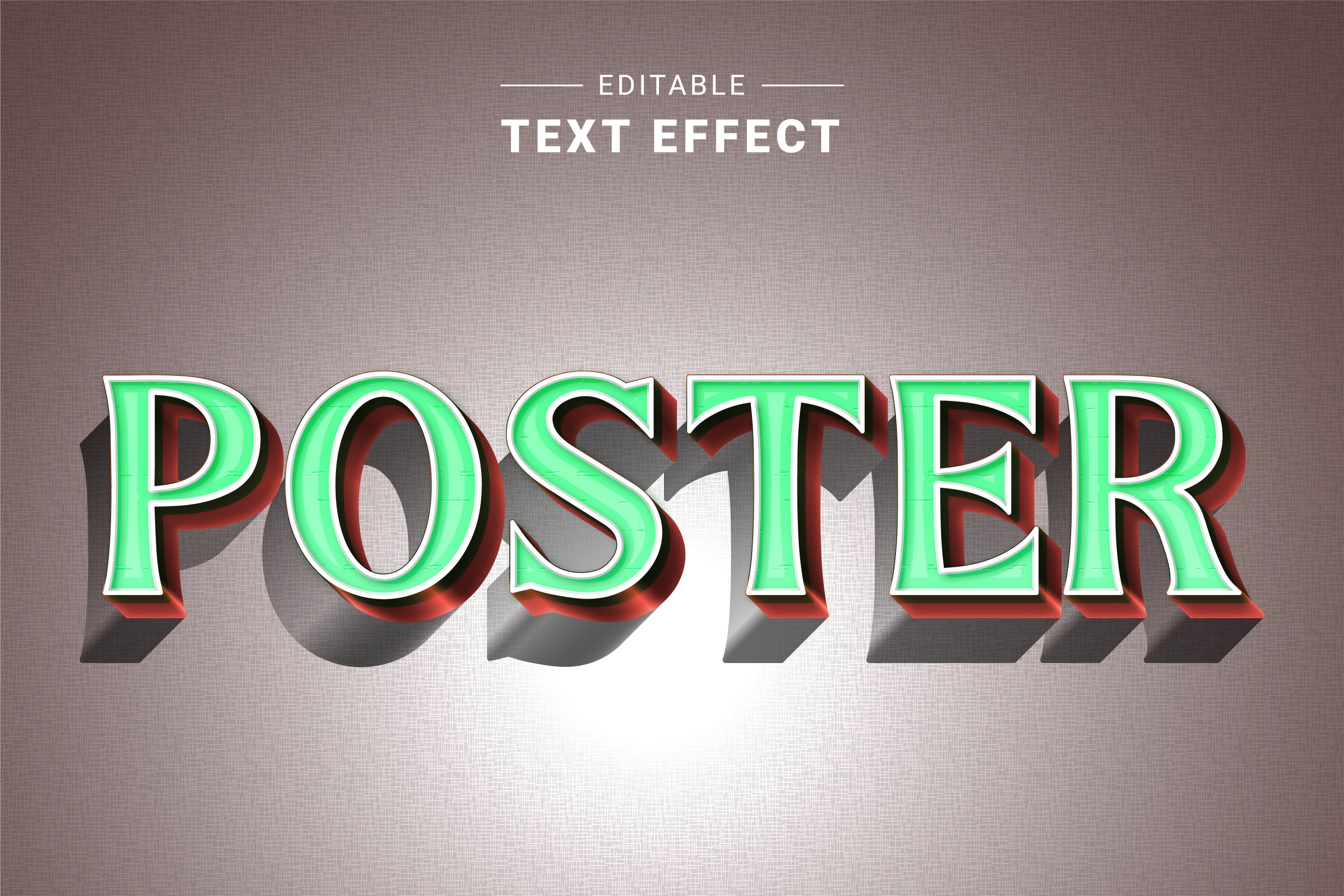 Editable Text Effect for Illustrator. Vector Graphic styles (1774426 ...