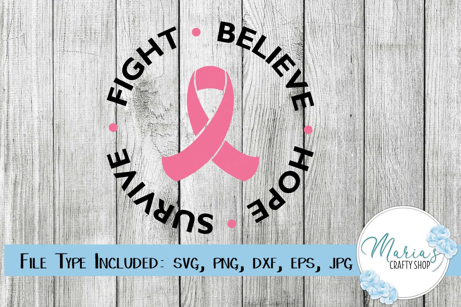 Fight Believe Survive Hope SVG, Cancer SVG, Ribbon SVG (953956) | Cut ...
