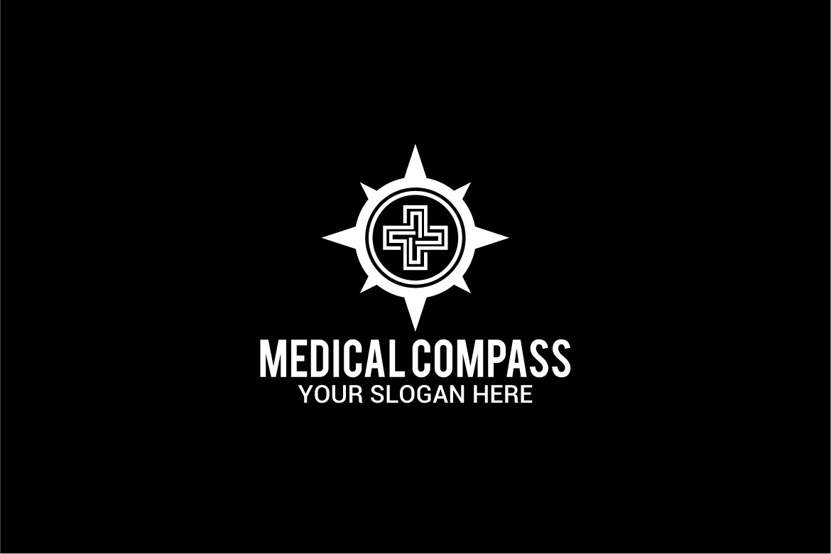 medical compass logo (422400) | Logos | Design Bundles