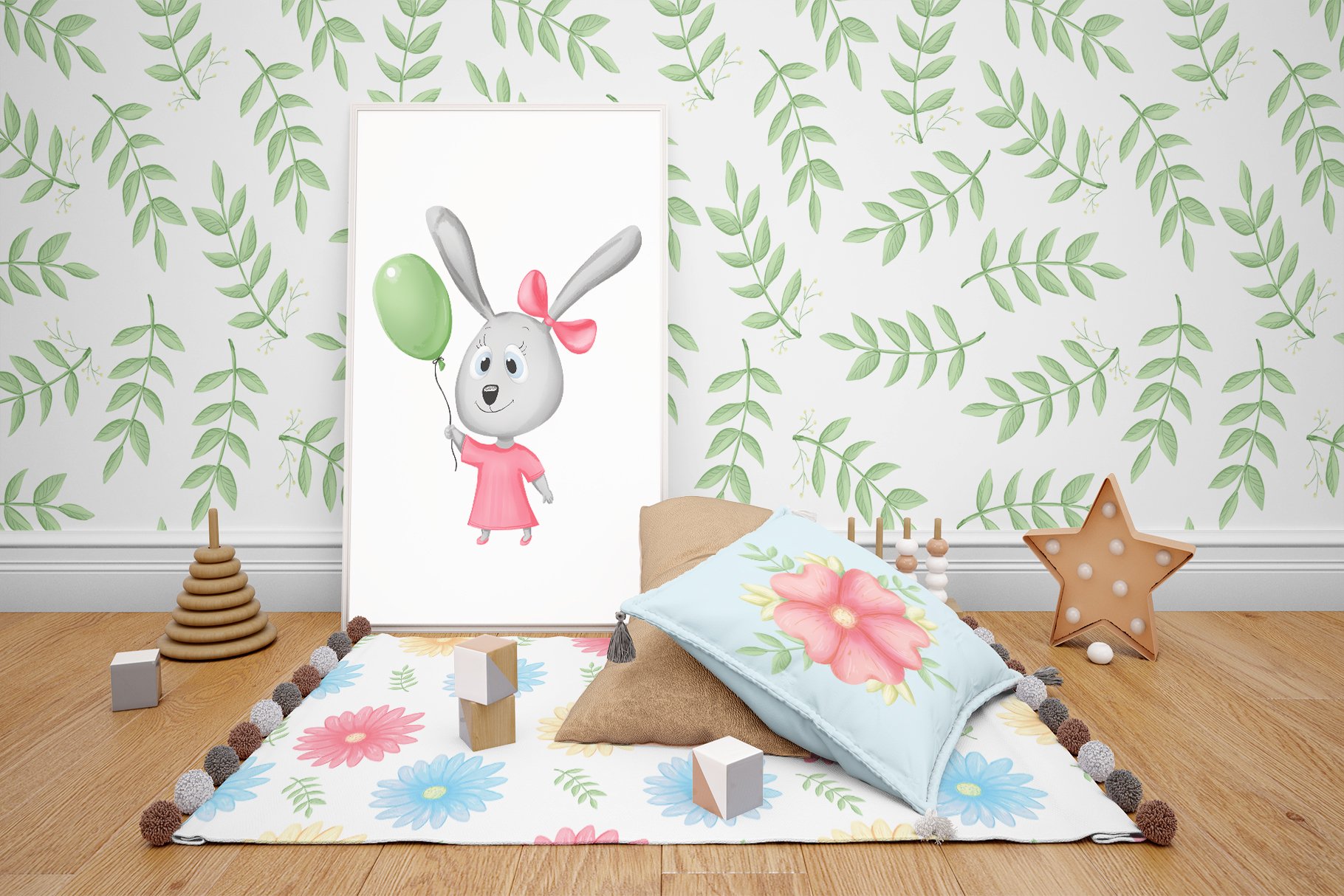 Cute Bunnies and patterns