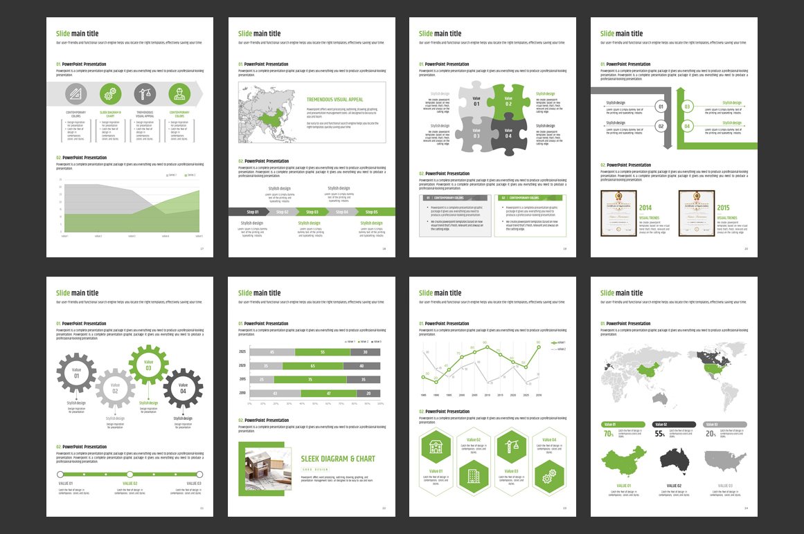 Blueprint Presentation Vertical (651040) | Powerpoint | Design Bundles