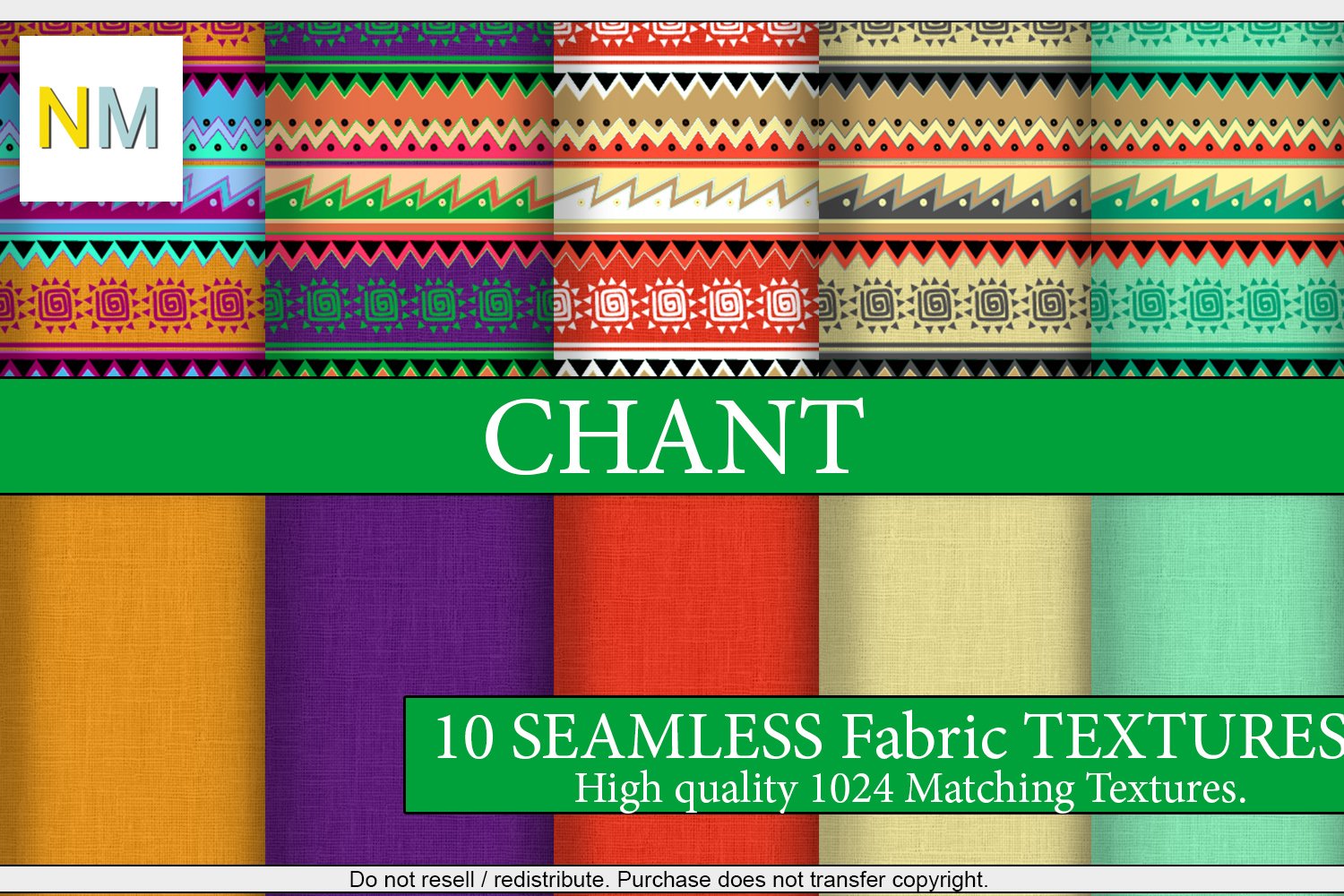 Chant 10 Seamless Matching Fabric Textures (1310862) | Patterns ...