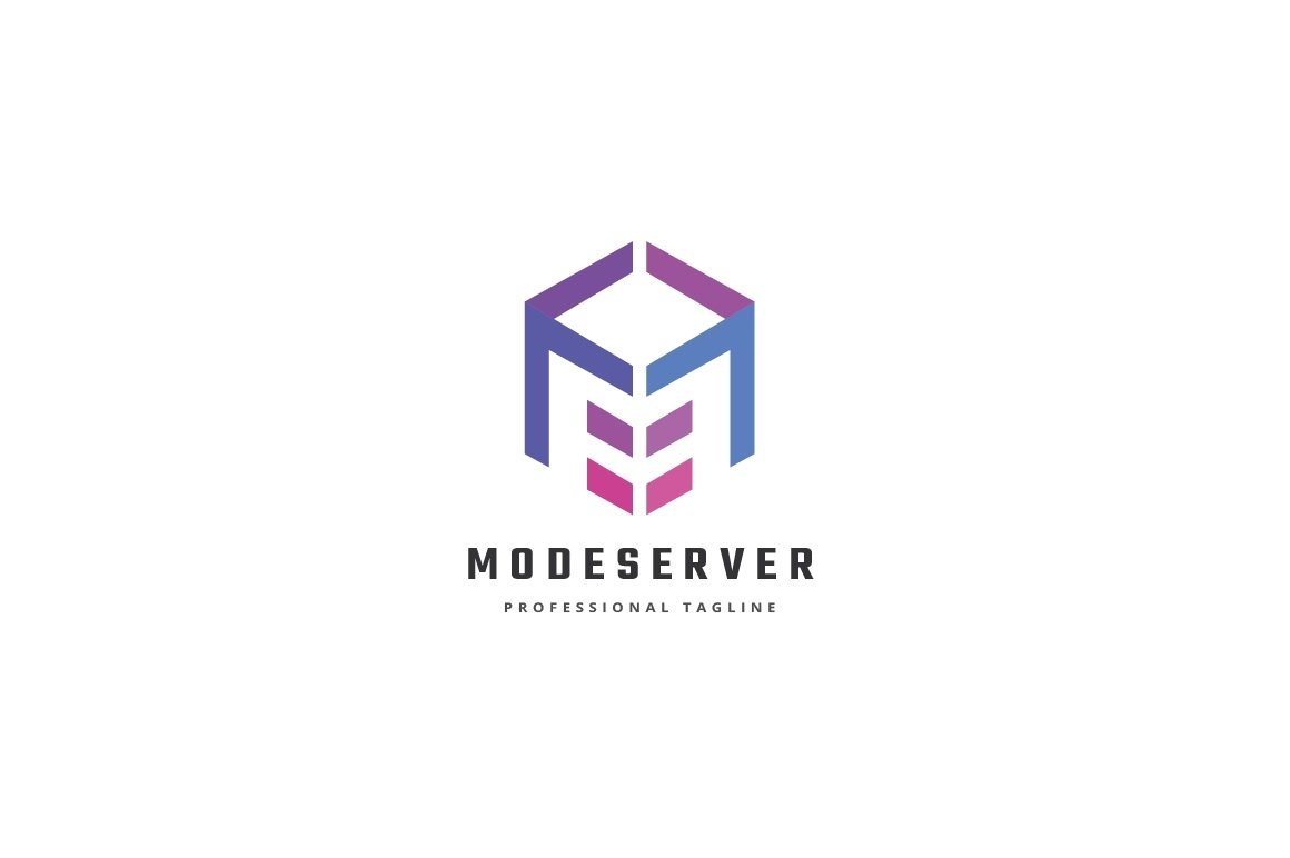 Mode Server Letter M Logo (674317) | Logos | Design Bundles