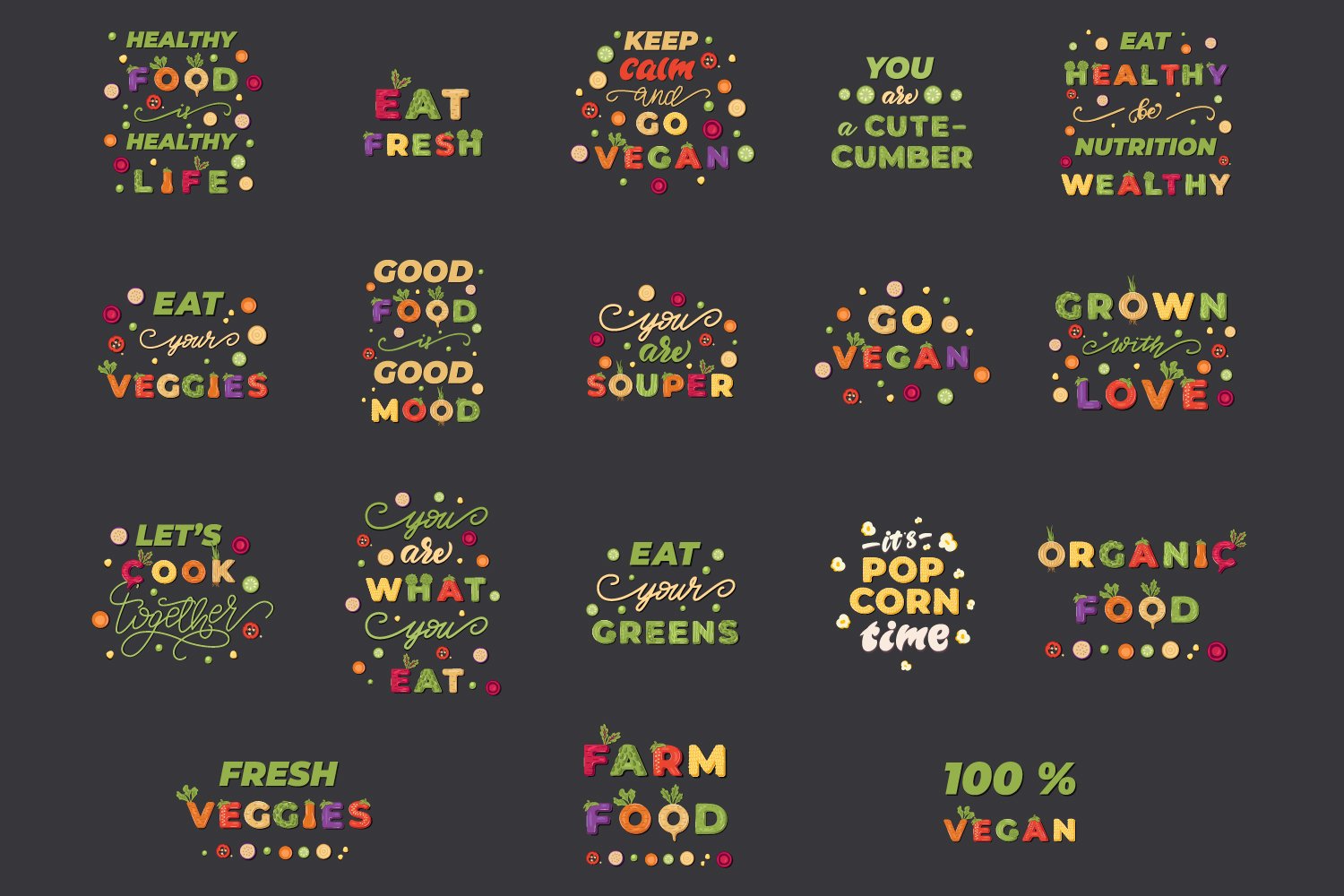 Food quotes SVG, Hand Lettered SVG, PNG (958408) | Hand Lettered ...