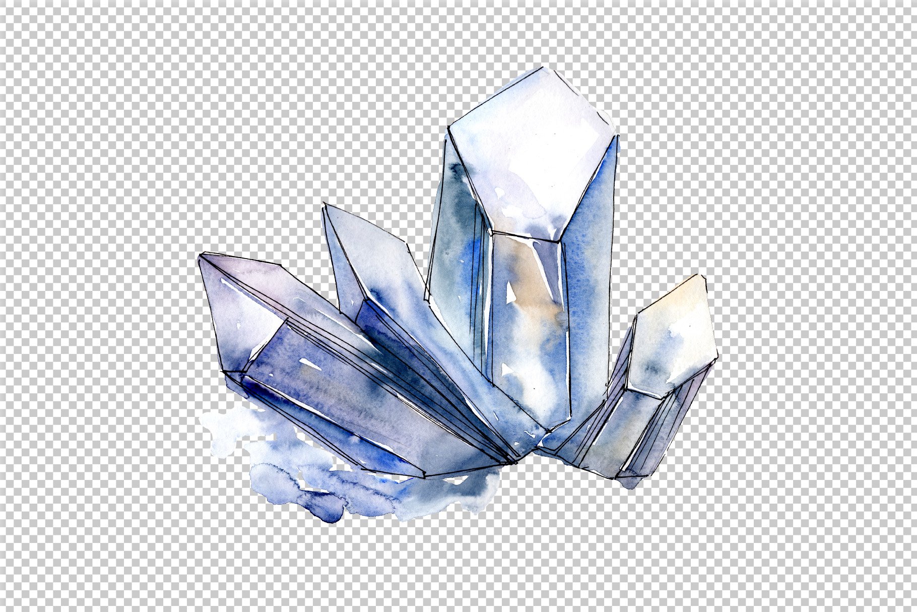 Blue Crystal Png
