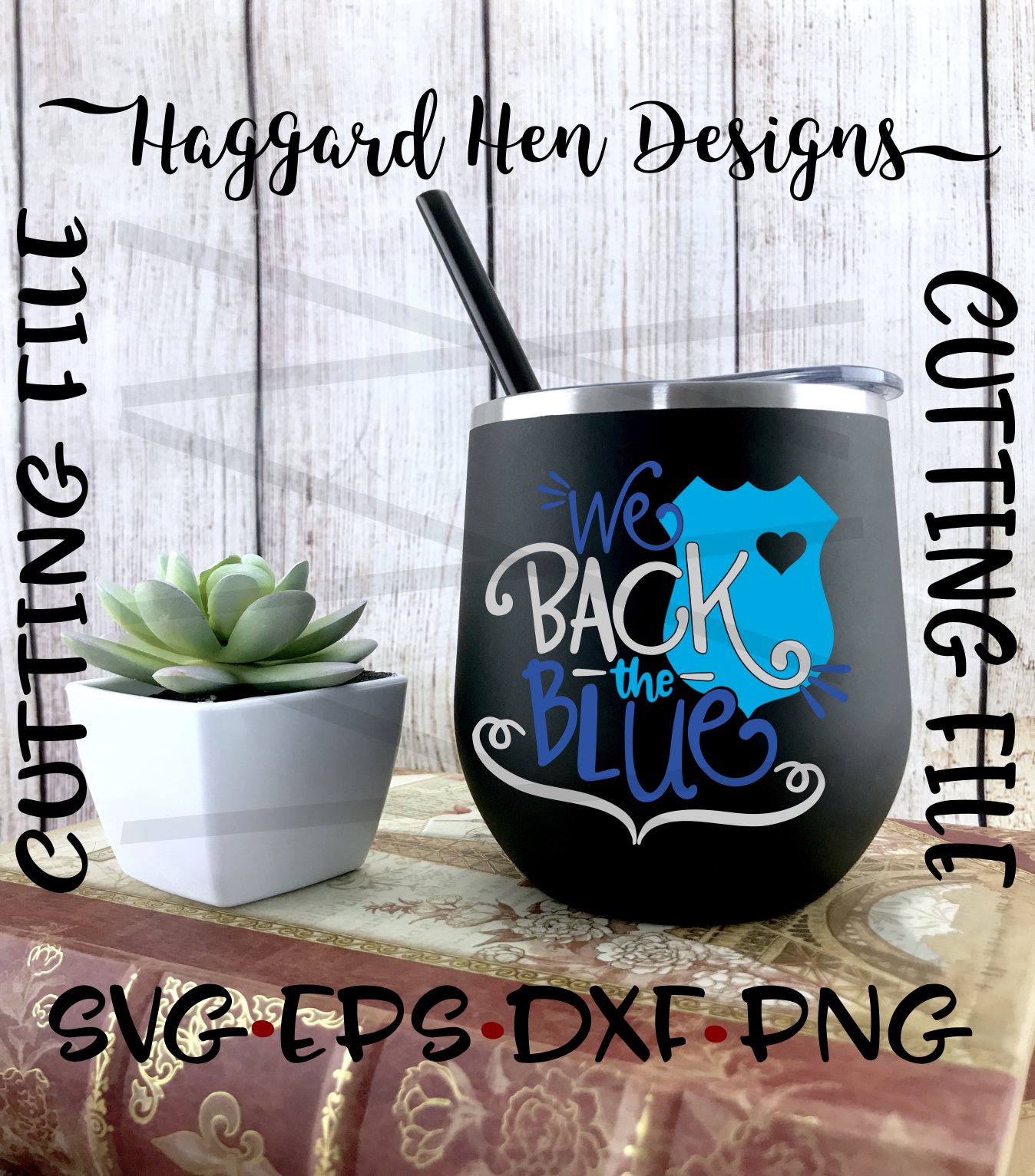 HHD We Back the Blue SVG (307013) | SVGs | Design Bundles