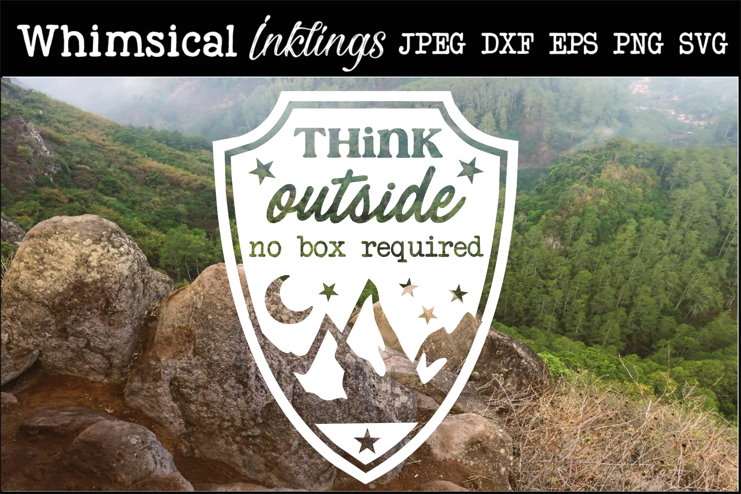 Think Outside SVG (725613) | Cut Files | Design Bundles