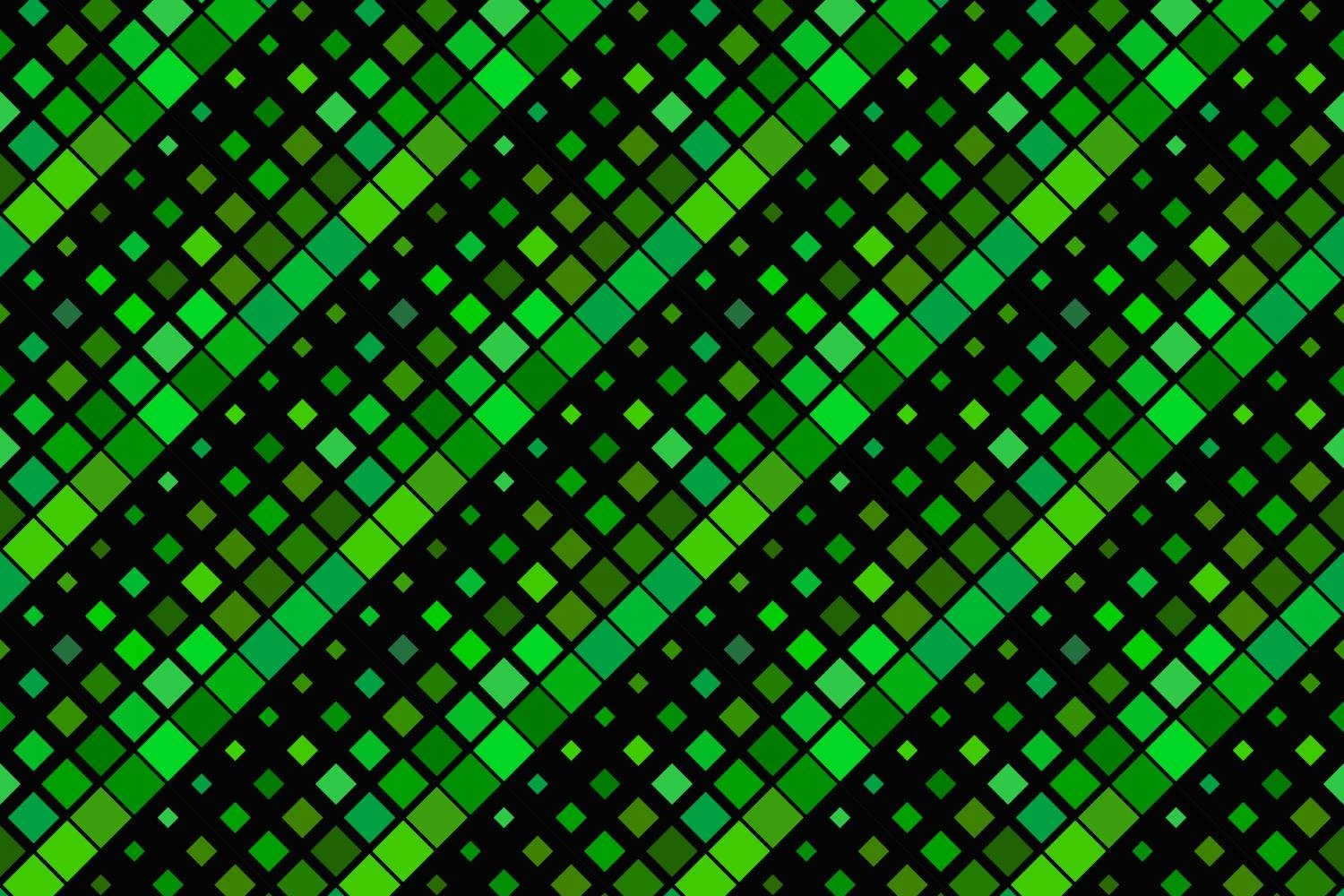 24 Seamless Green Square Patterns (275185) | Patterns | Design Bundles