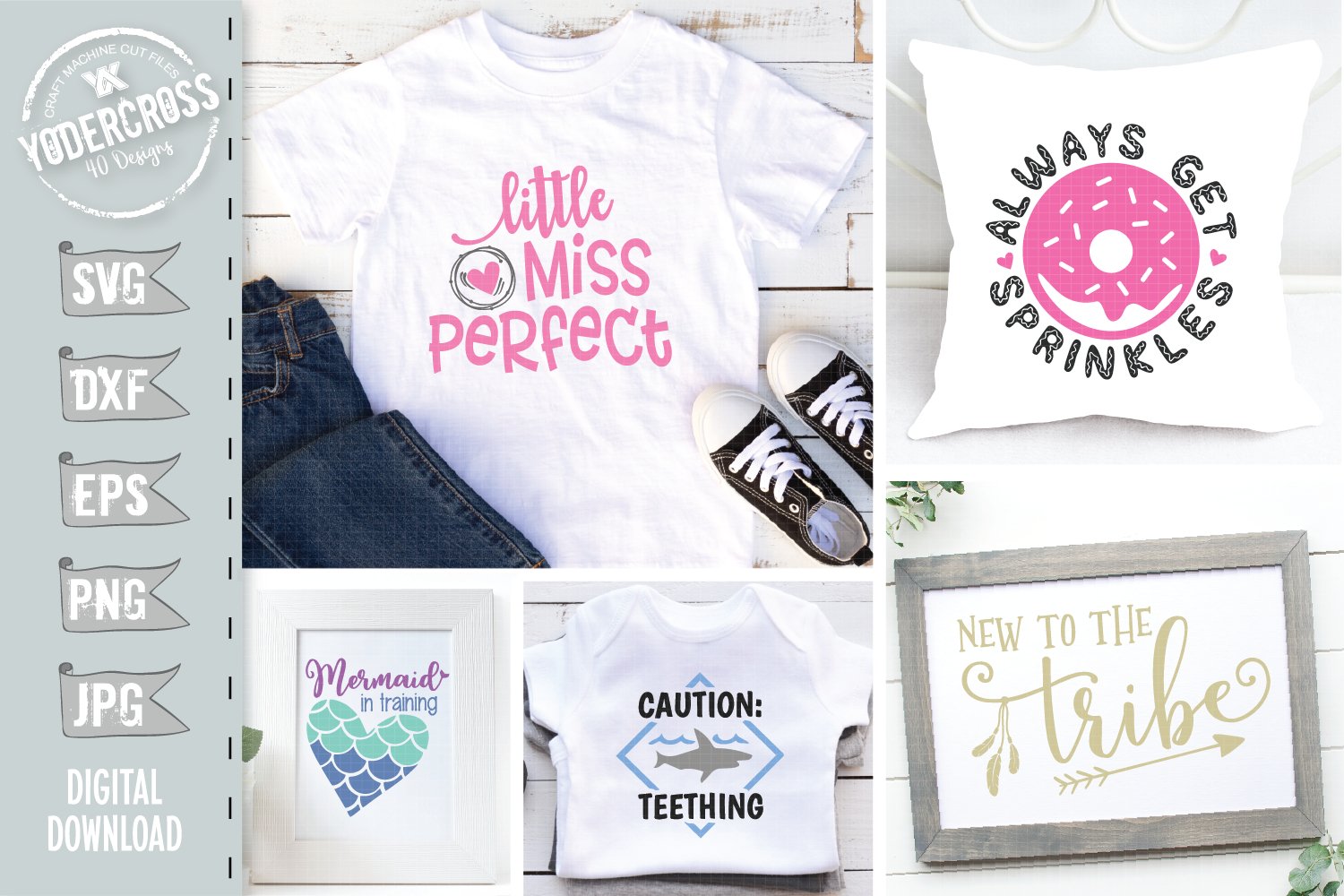 Misc. Kids Bundle - 40 Assorted SVG Designs (710962) | Cut Files ...