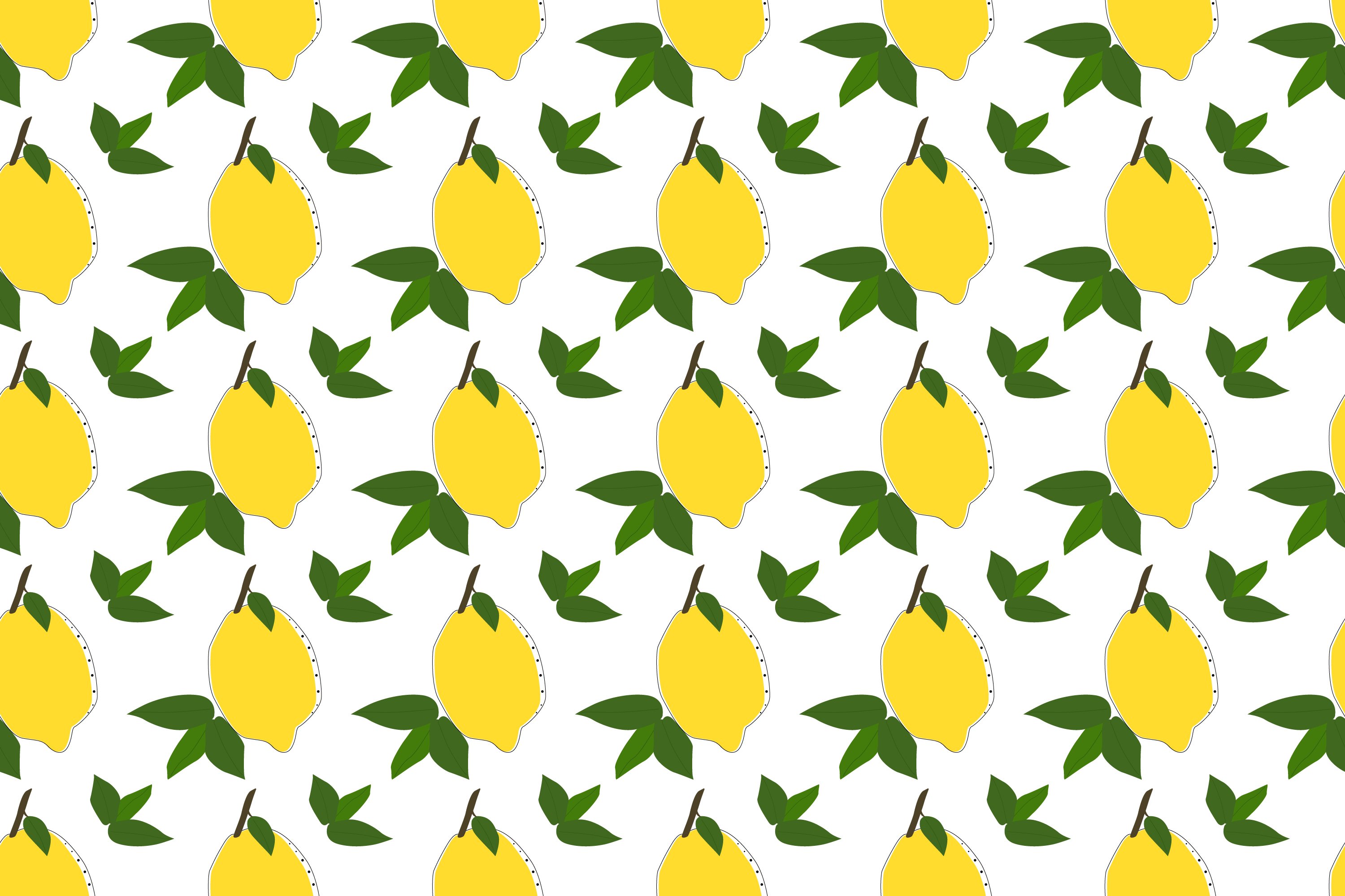 Lemon seamless background vector illustration. (1291791) | Patterns ...