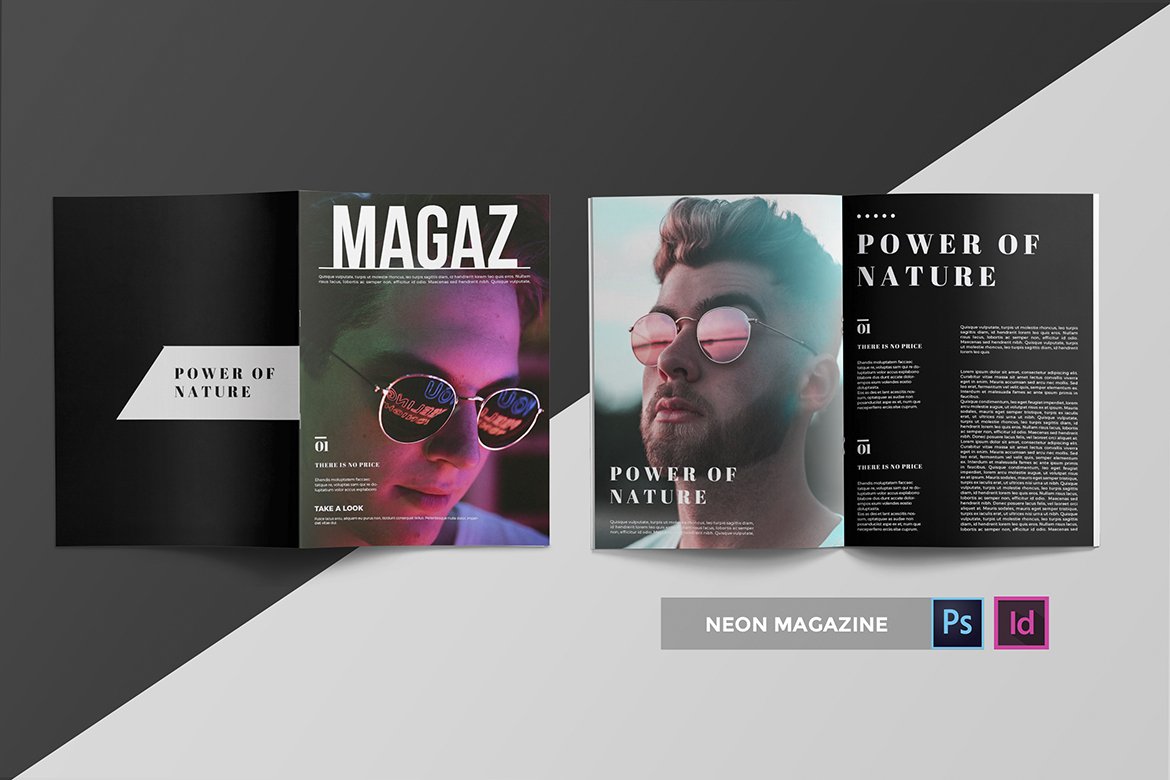 neon | Magazine (777421) | Magazines | Design Bundles