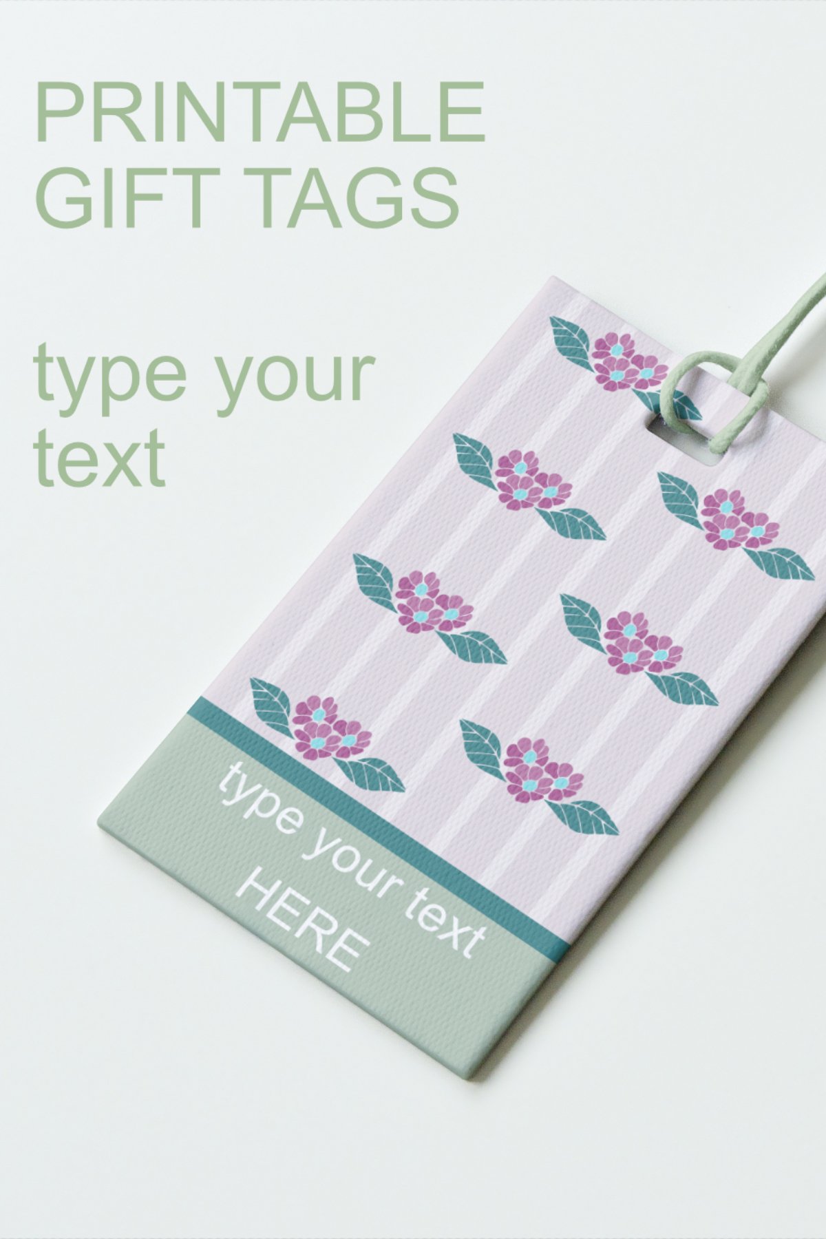 Gift Tags for Her Printable Editable PDF MS Word Template (597061 ...