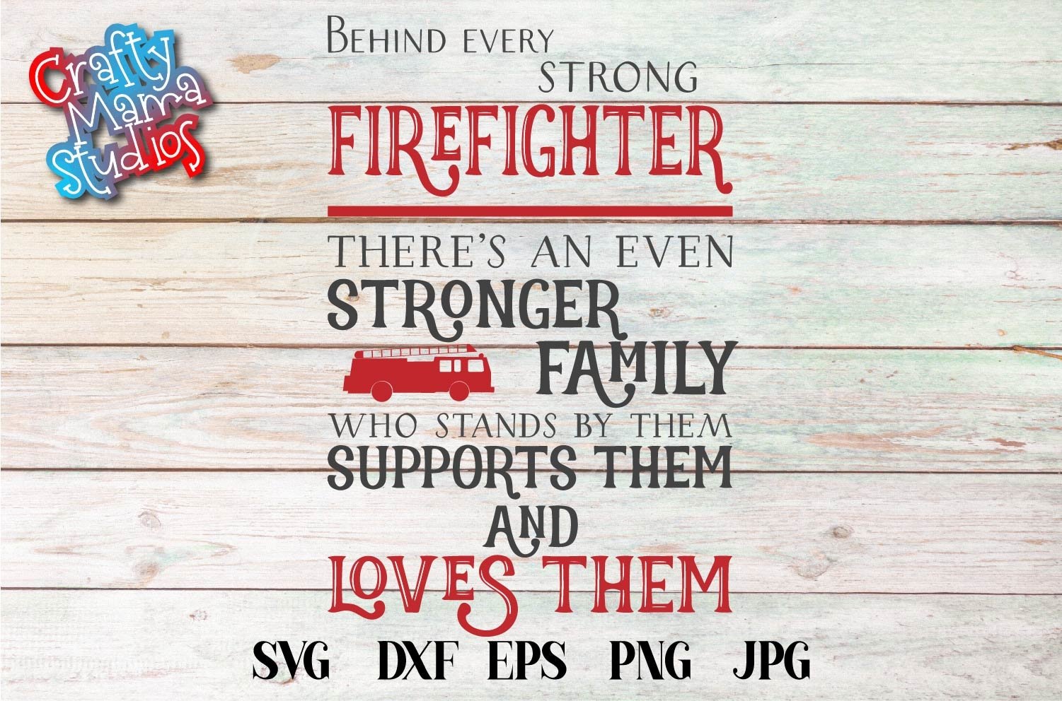 Firefighter Home Sign SVG, Behind Every Strong Firefighter (424029 ...