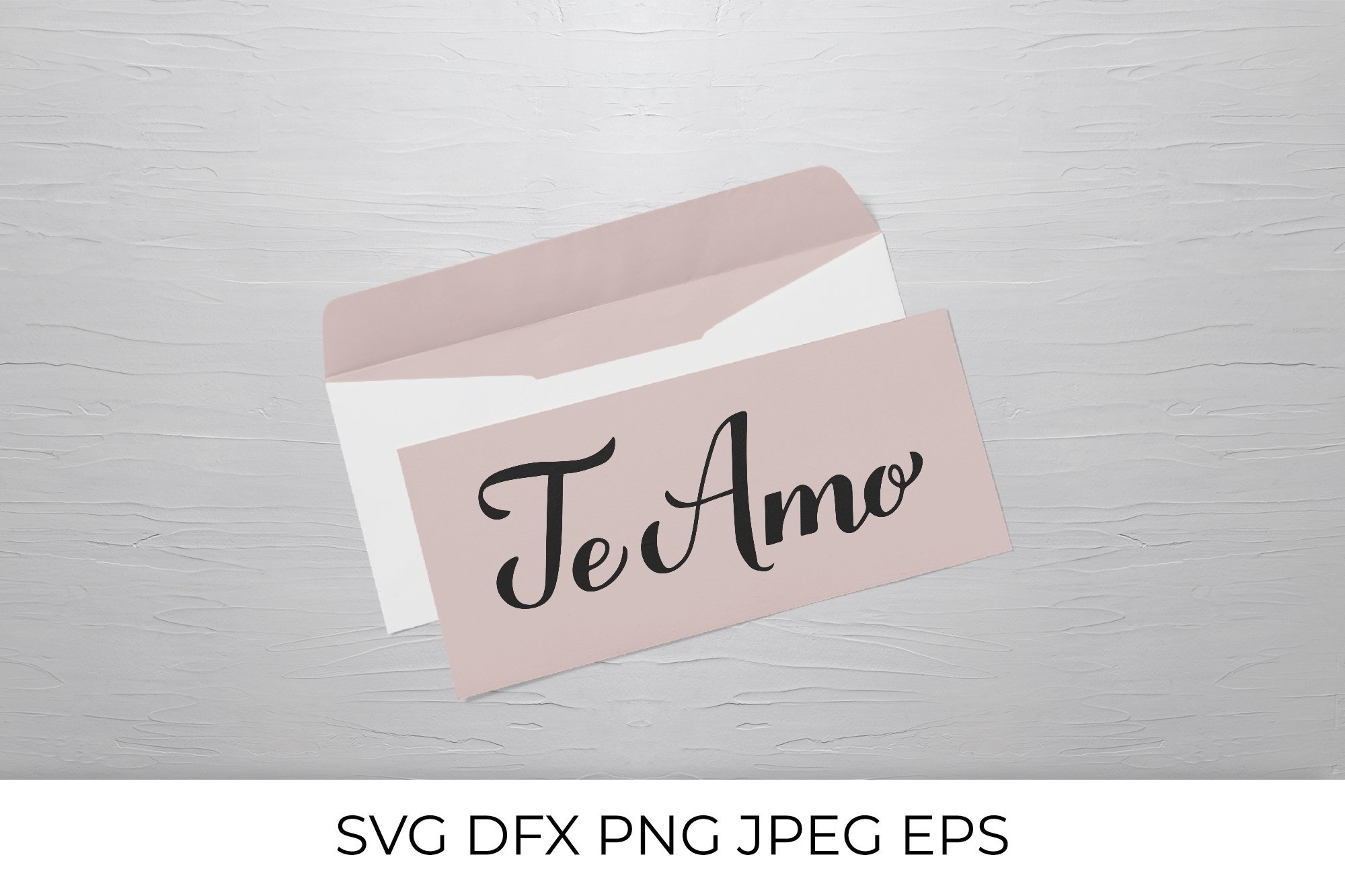 Te Amo calligraphy hand lettering. I Love You in Spanish SVG (1118013 ...