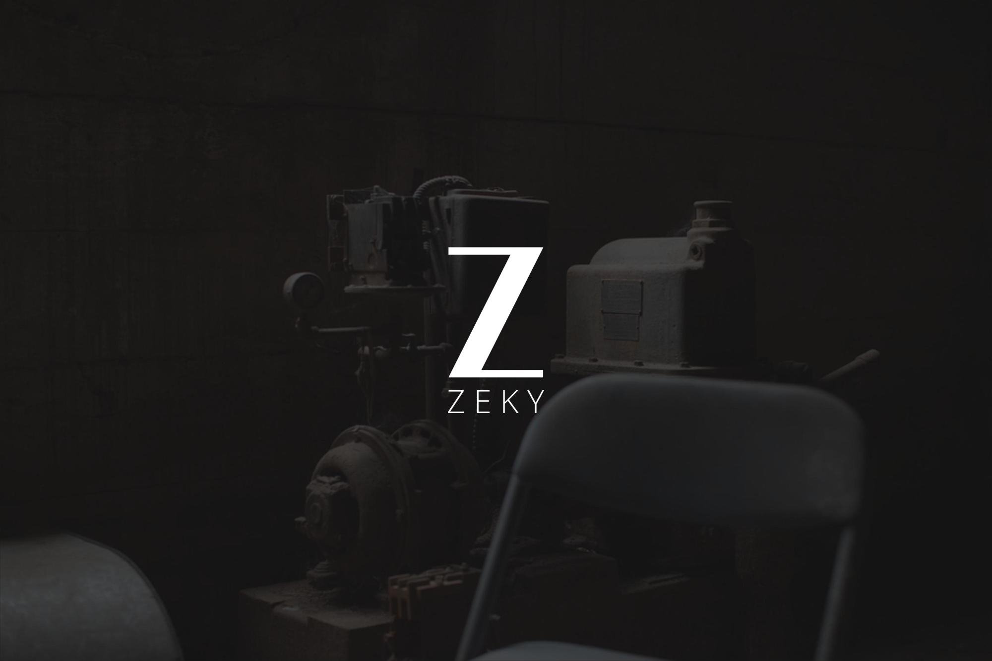 Zeky Typeface Font (8086) | Logo | Font Bundles