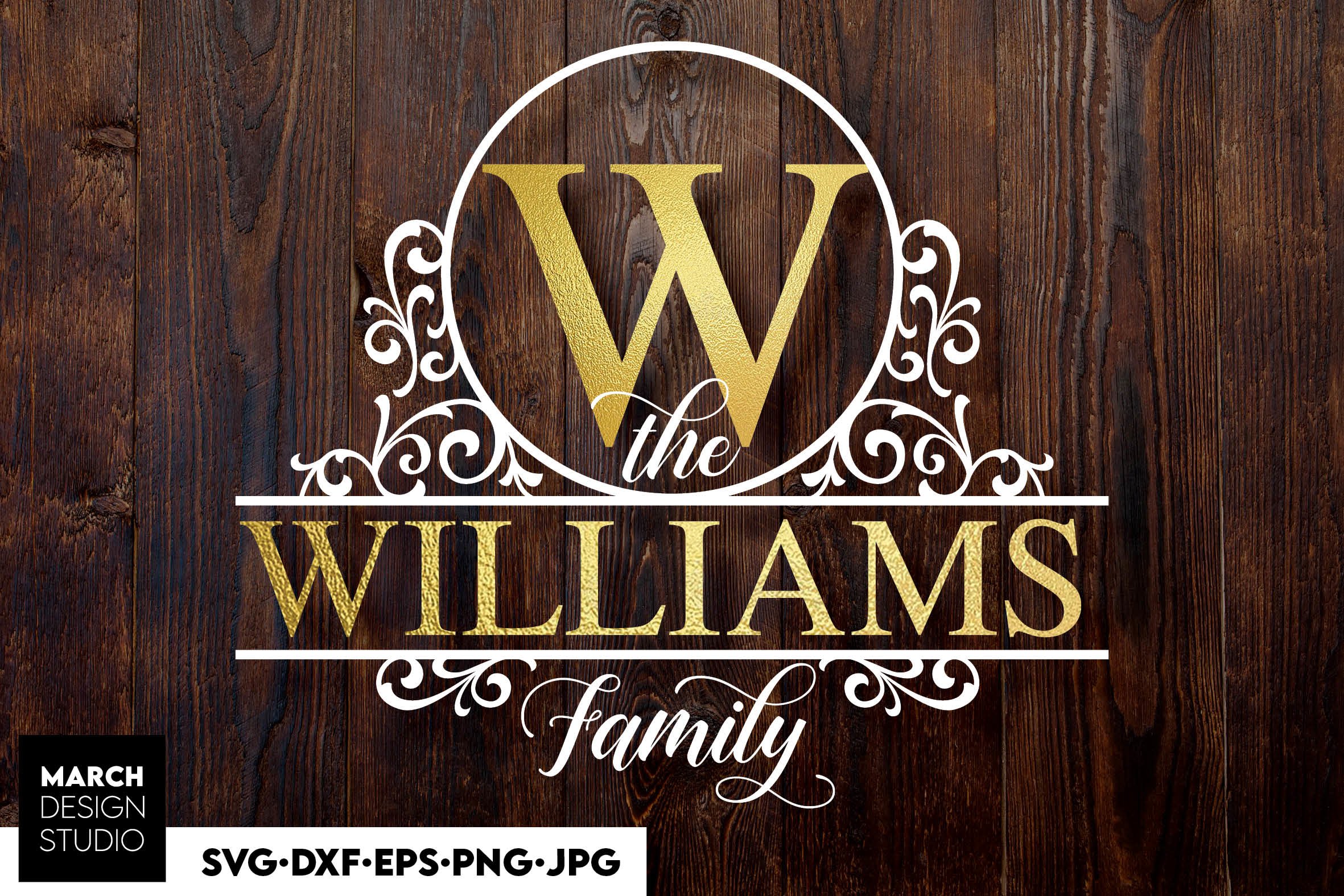 Monogram SVG Bundle, Monogram Circle SVG, Monogram Font SVG (1088719 ...