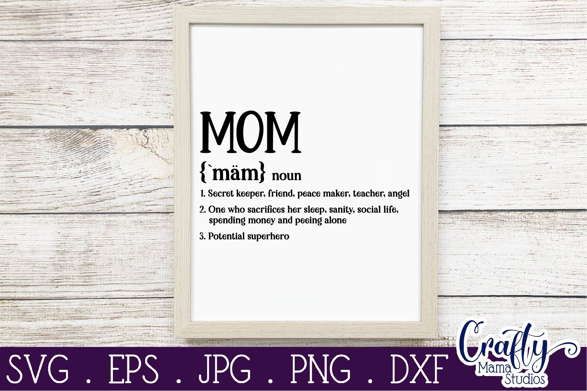 Mom Definition, Mother's Day Definition SVG, Funny Family (1107225 ...
