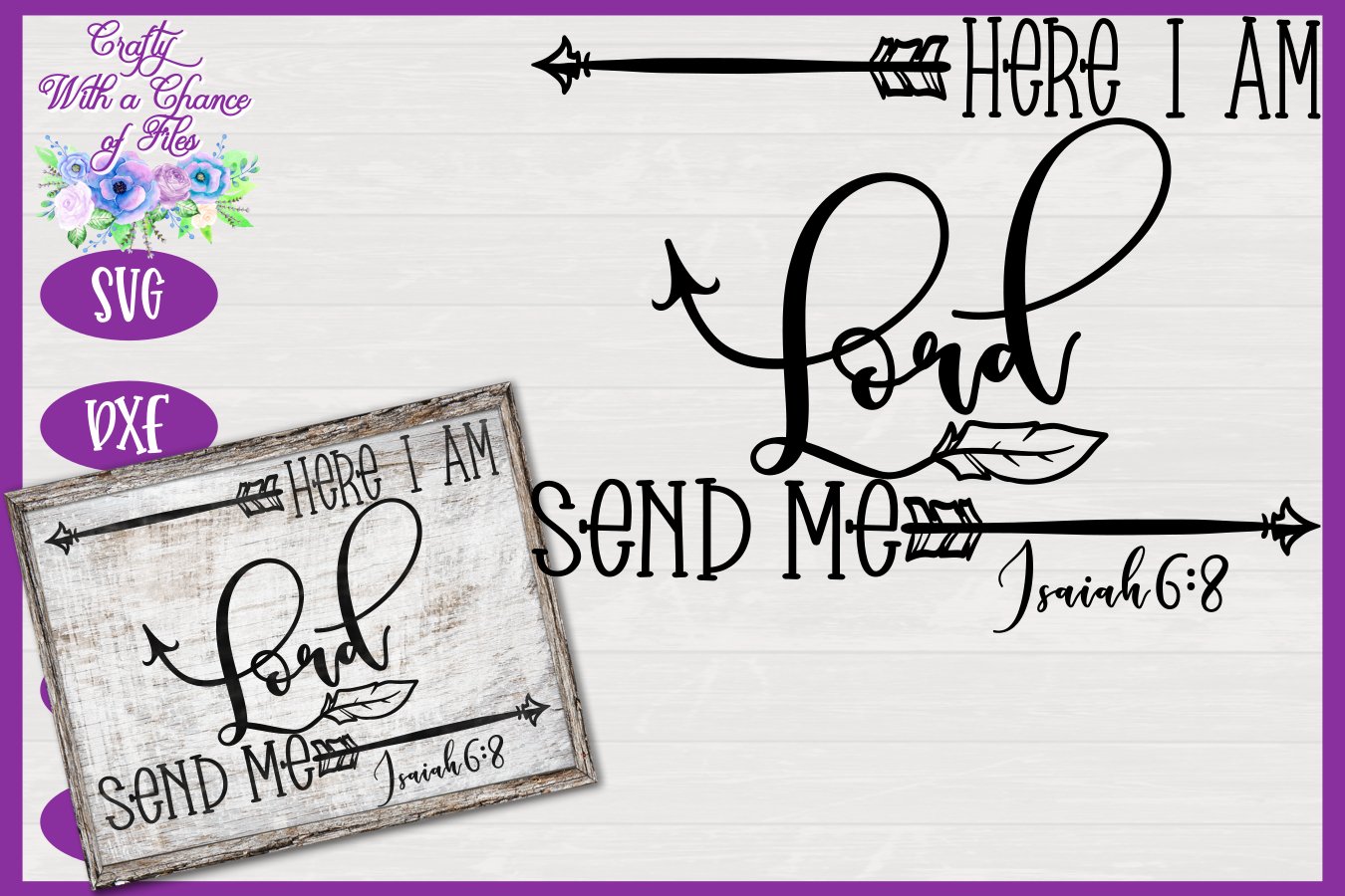 Here I Am Lord Send Me SVG | Religious SVG | Christian SVG (34475 ...