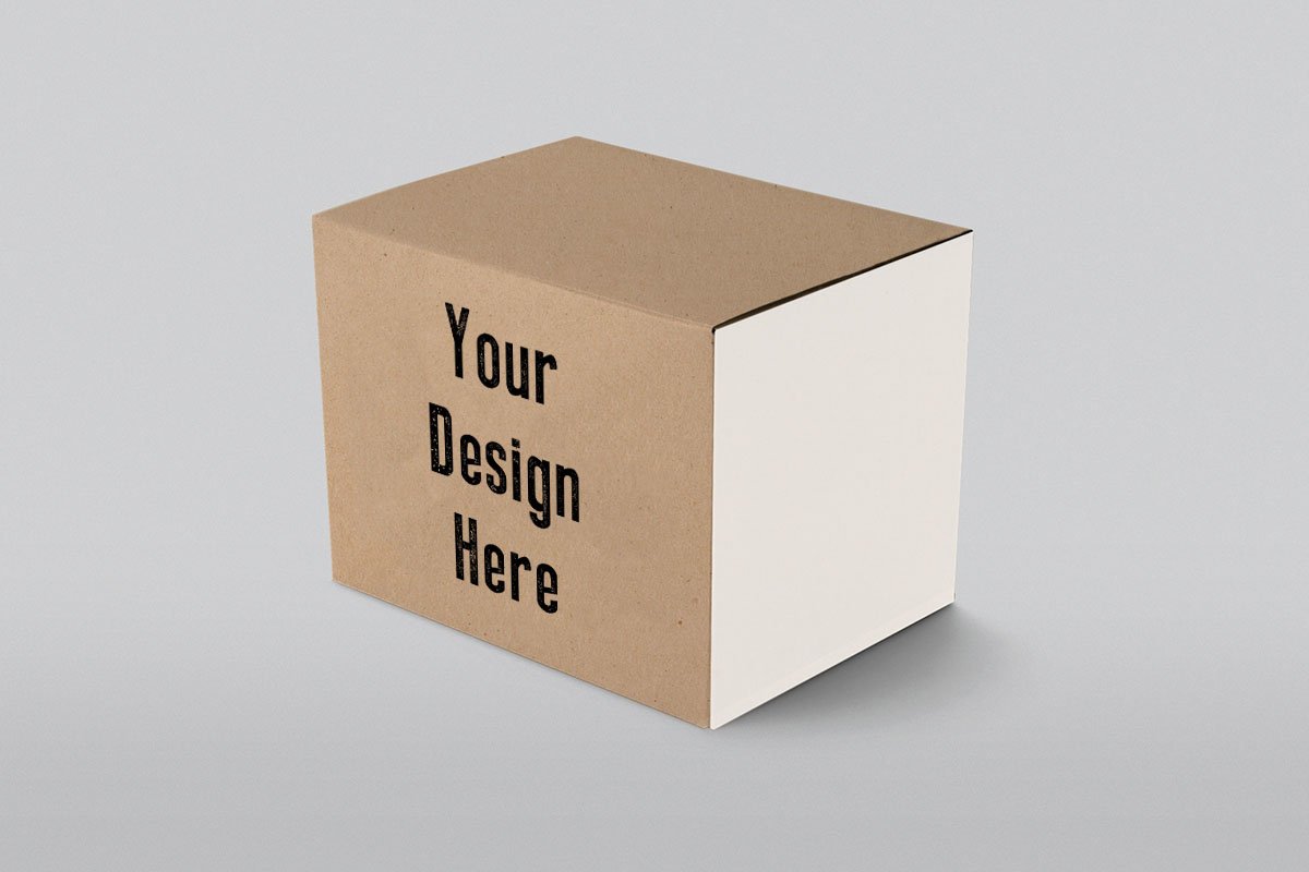 Branding Cardboard Box Mock-Up Mockup (265116) | Mockups | Design Bundles