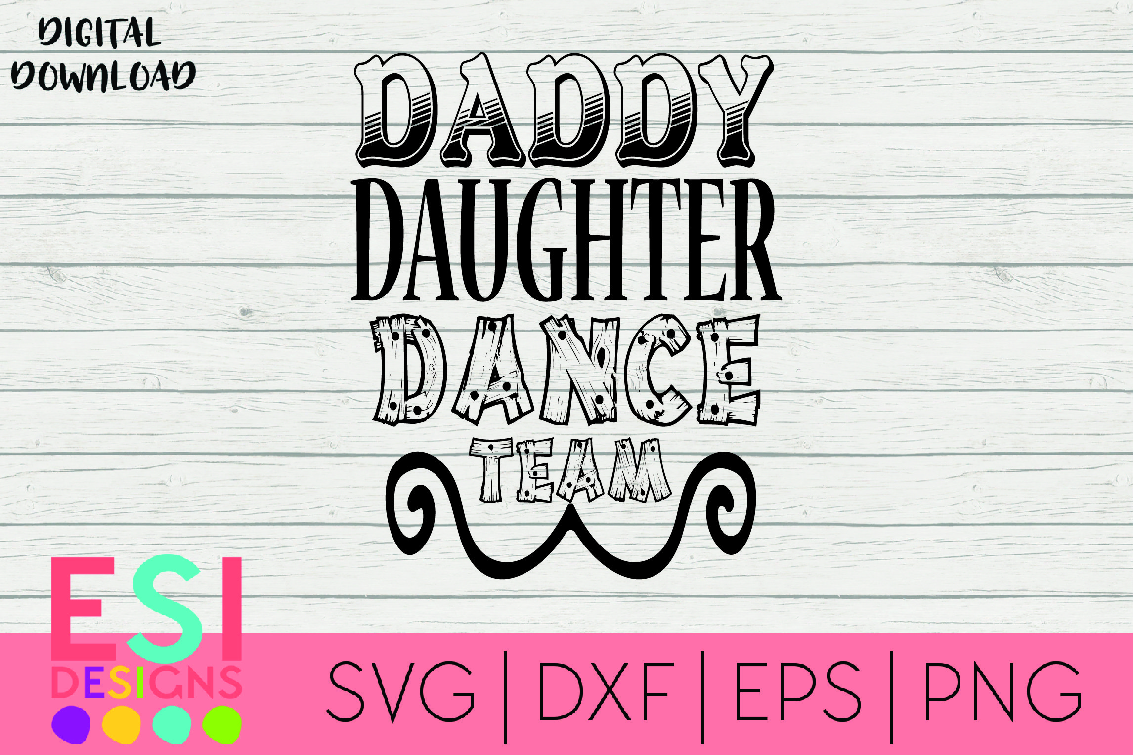 Daddy Daughter Dance Team SVG (1401514) | SVGs | Design Bundles
