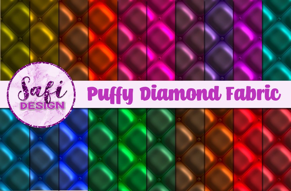 Puffy Diamond Fabric Backgrounds (419234) | Backgrounds | Design Bundles