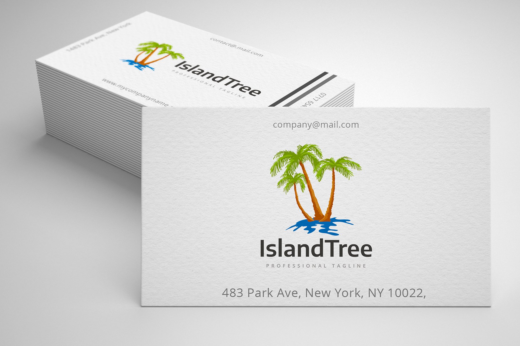 Island Tree Logo (671347) | Logos | Design Bundles