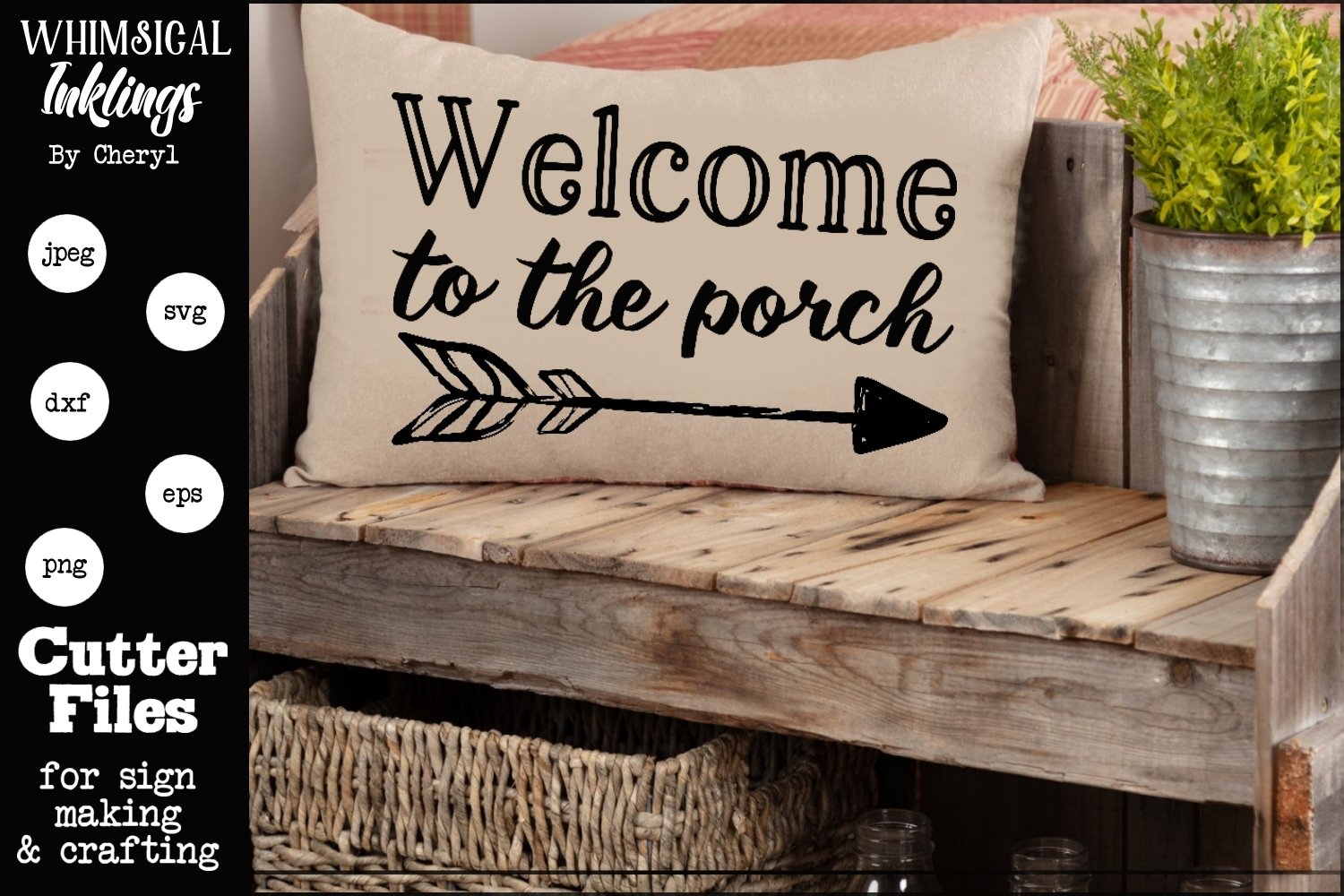 Welcome To The Porch SVG (212155) | SVGs | Design Bundles