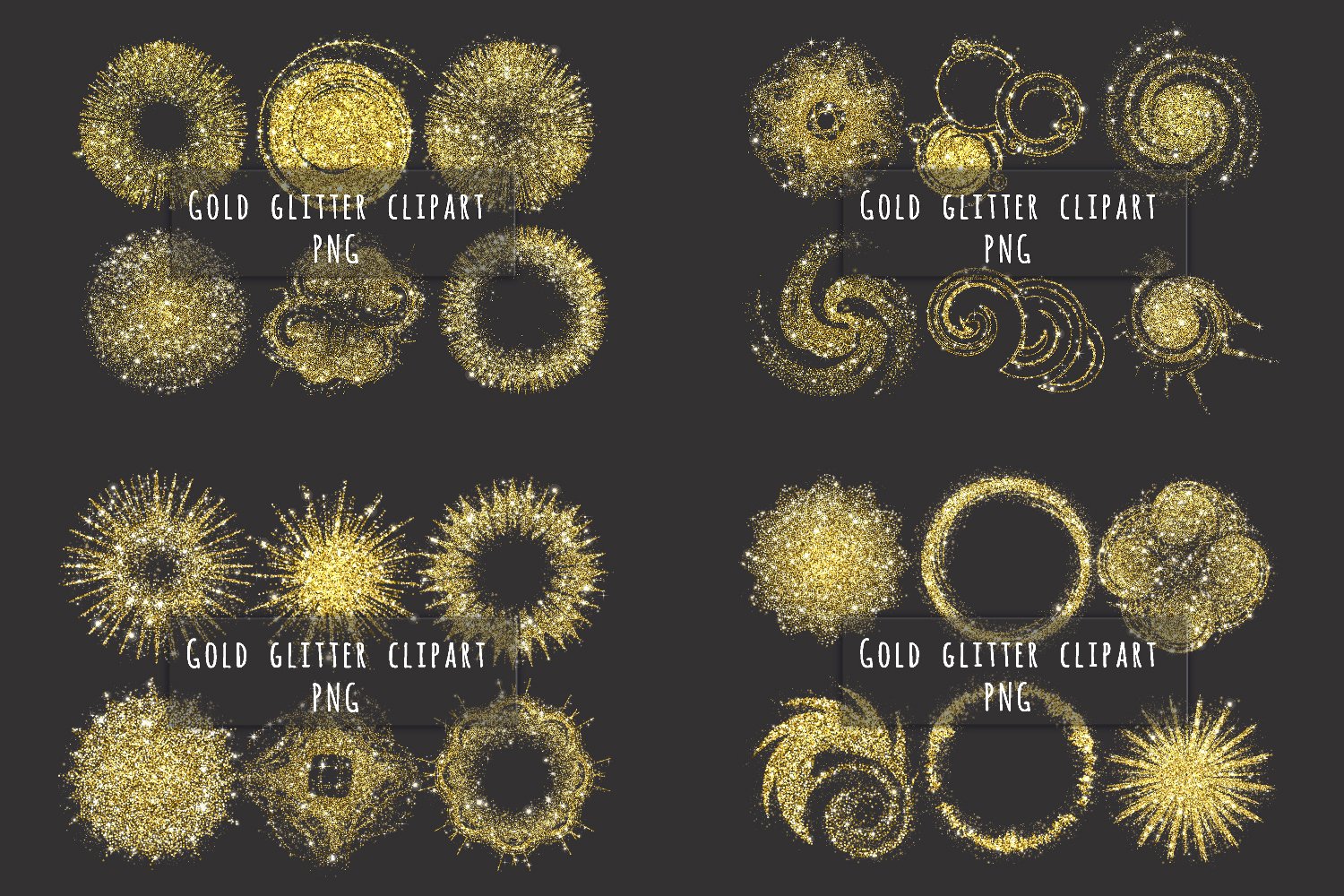 Gold glitter backgrounds. Sublimation designs (70016) | Textures ...