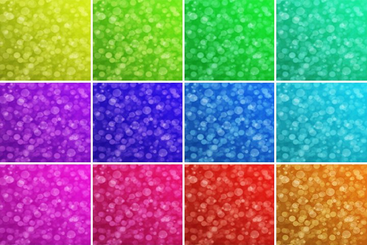 Bokeh digital paper, Colorful Bokeh Overlay, Rainbow Bokeh backgrounds ...