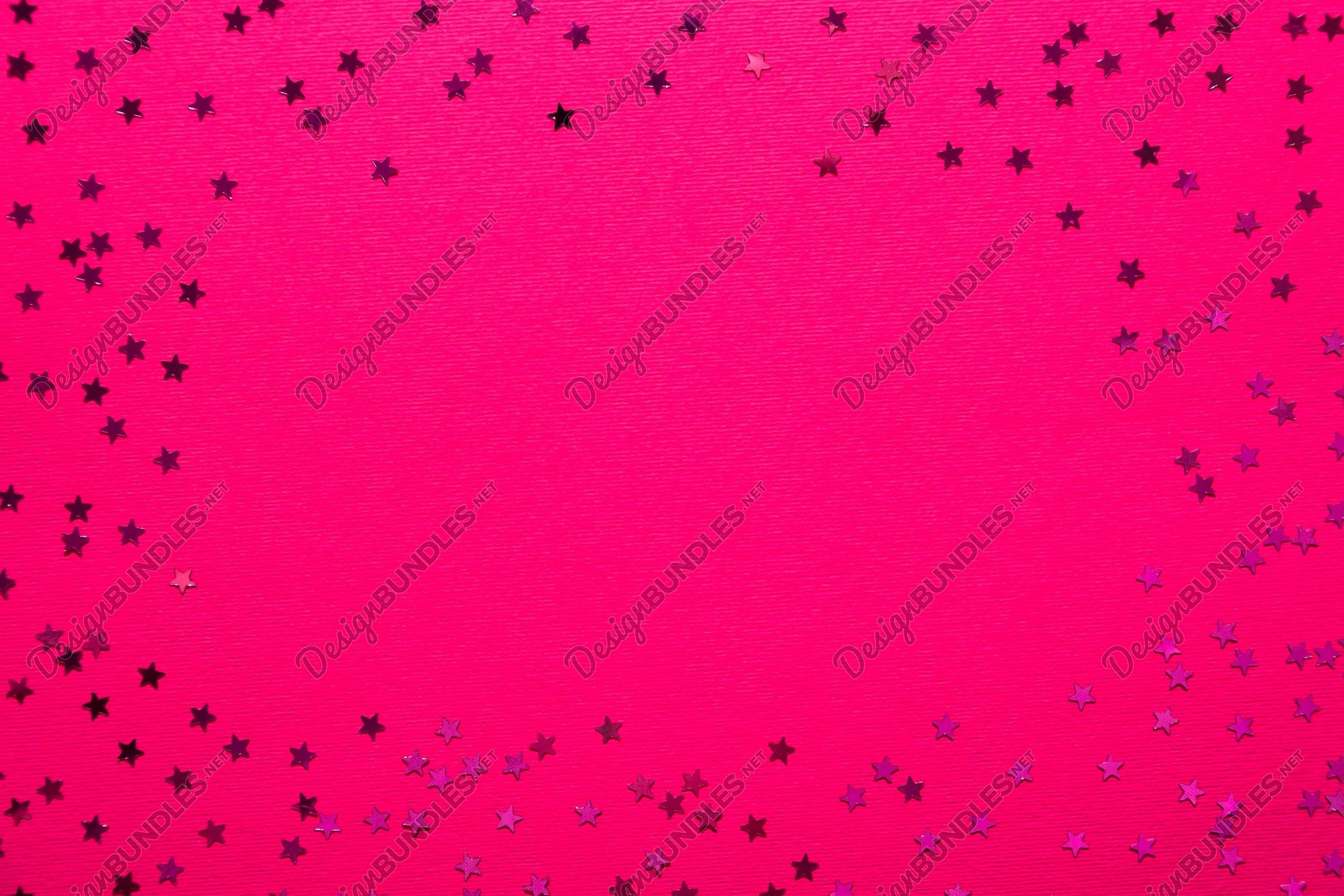 Confetti Hot Pink Backgropund