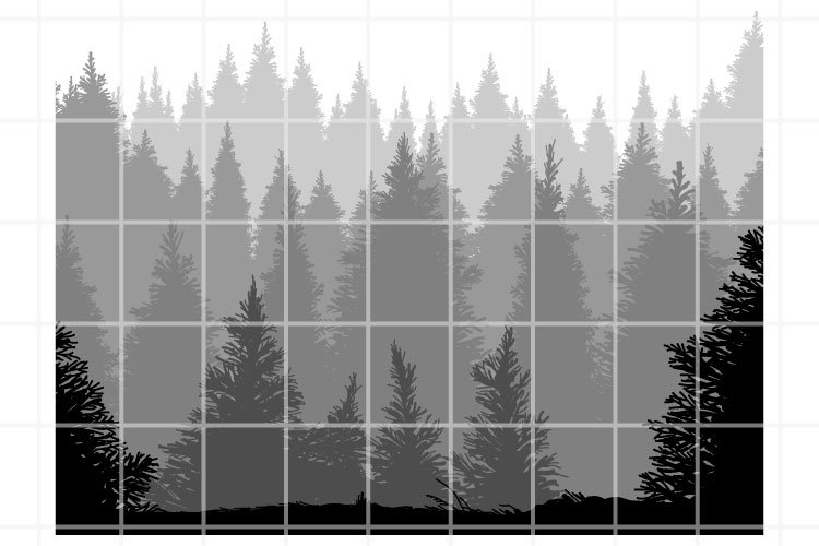 Forest SVG. Forest cut files. Woodland cutting set. Vector. (996345 ...