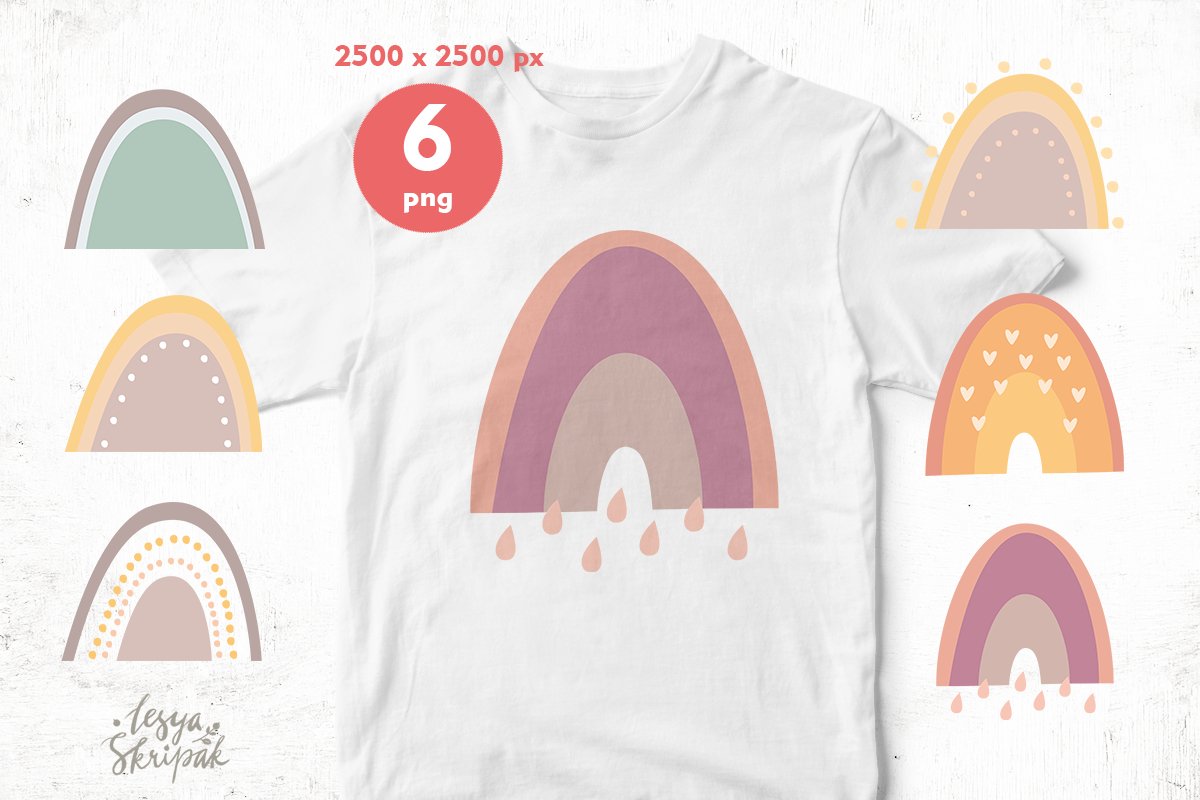 Rainbow sublimation. Rainbow clipart. Rainbow baby (1372256 ...