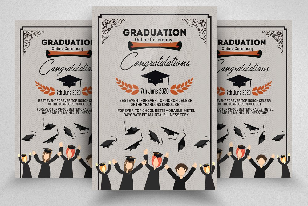 Graduation Convocation Day Flyer/Poster (650538) | Flyers | Design Bundles