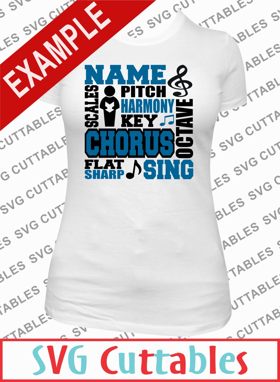 Chorus SVG | Chorus Subway Art | Shirt Design (52610) | Cut Files ...