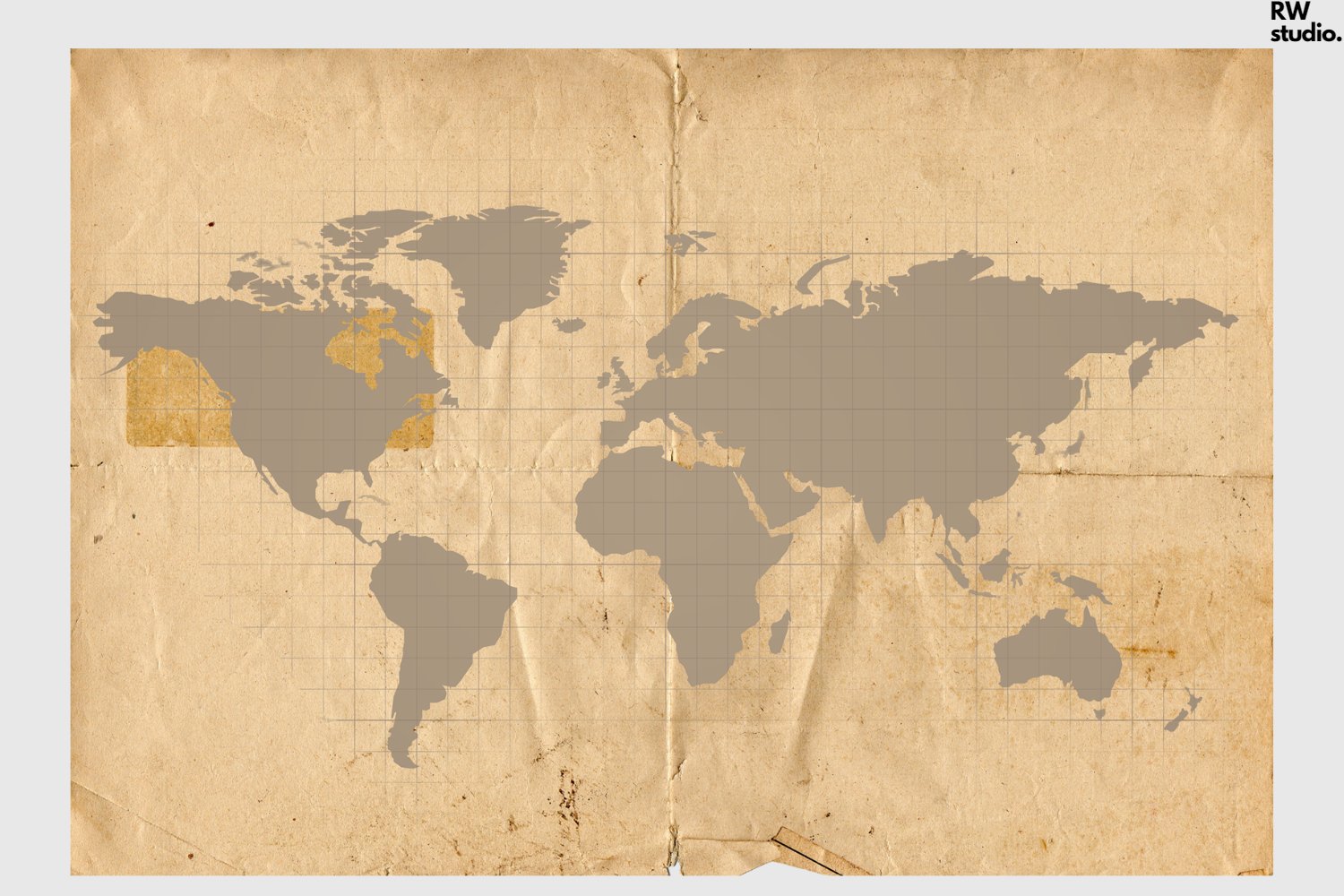 World Map Graphic Words