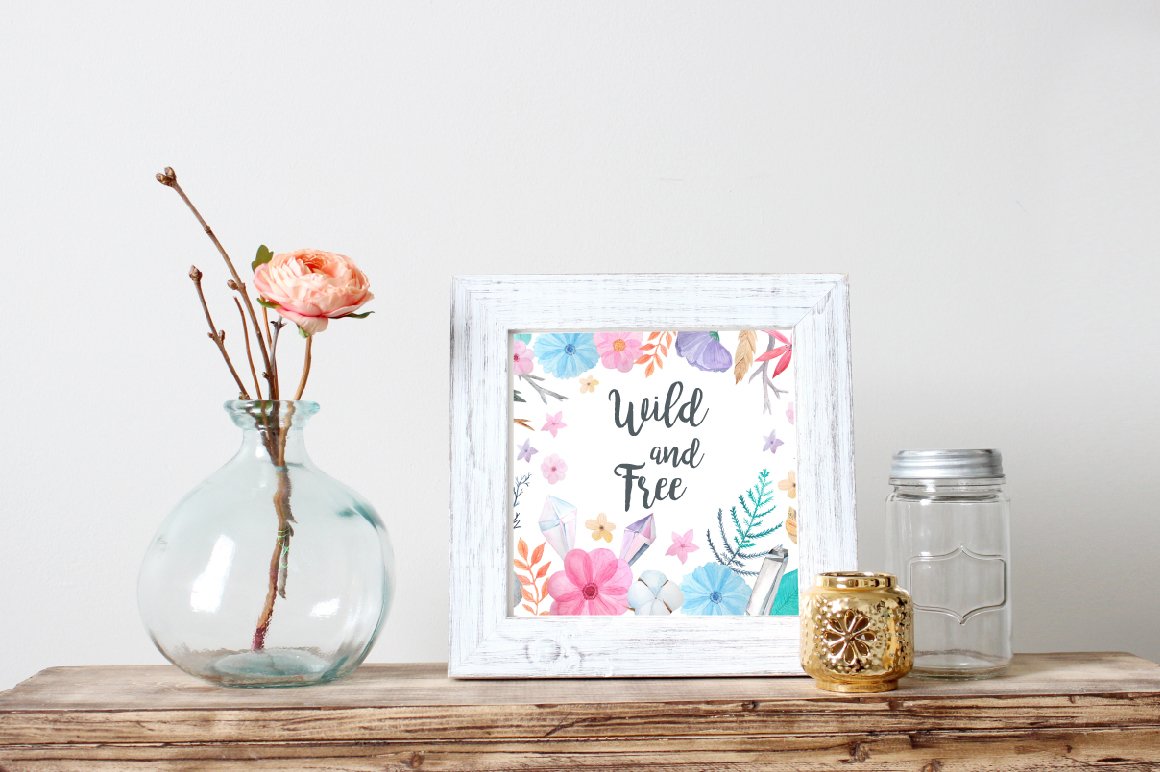 Watercolor Boho Collection