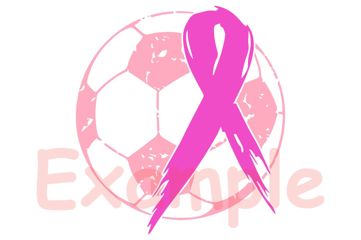 Soccer Tackle Breast Cancer Svg Awareness ribbon 1022s (147825) | SVGs ...