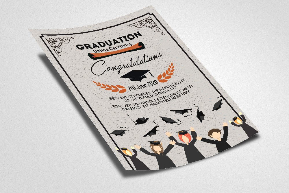Graduation Convocation Day Flyer/Poster (650538) | Flyers | Design Bundles