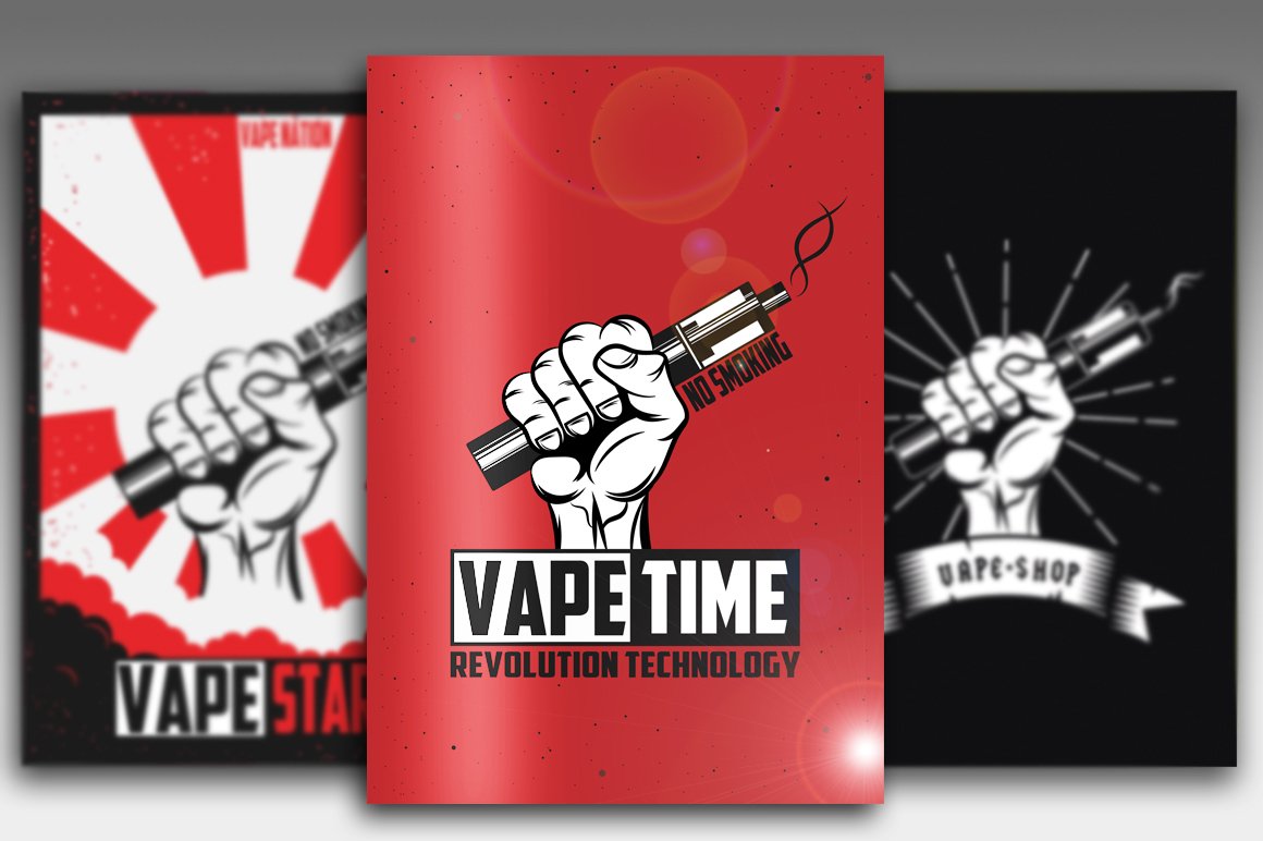 Poster For Vape Shop (28530) | Illustrations | Design Bundles
