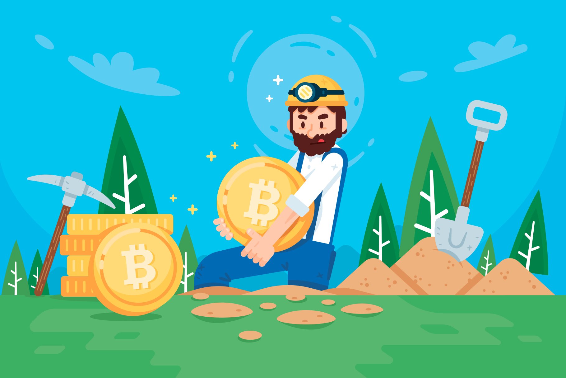 Bitcoin Miner Clipart