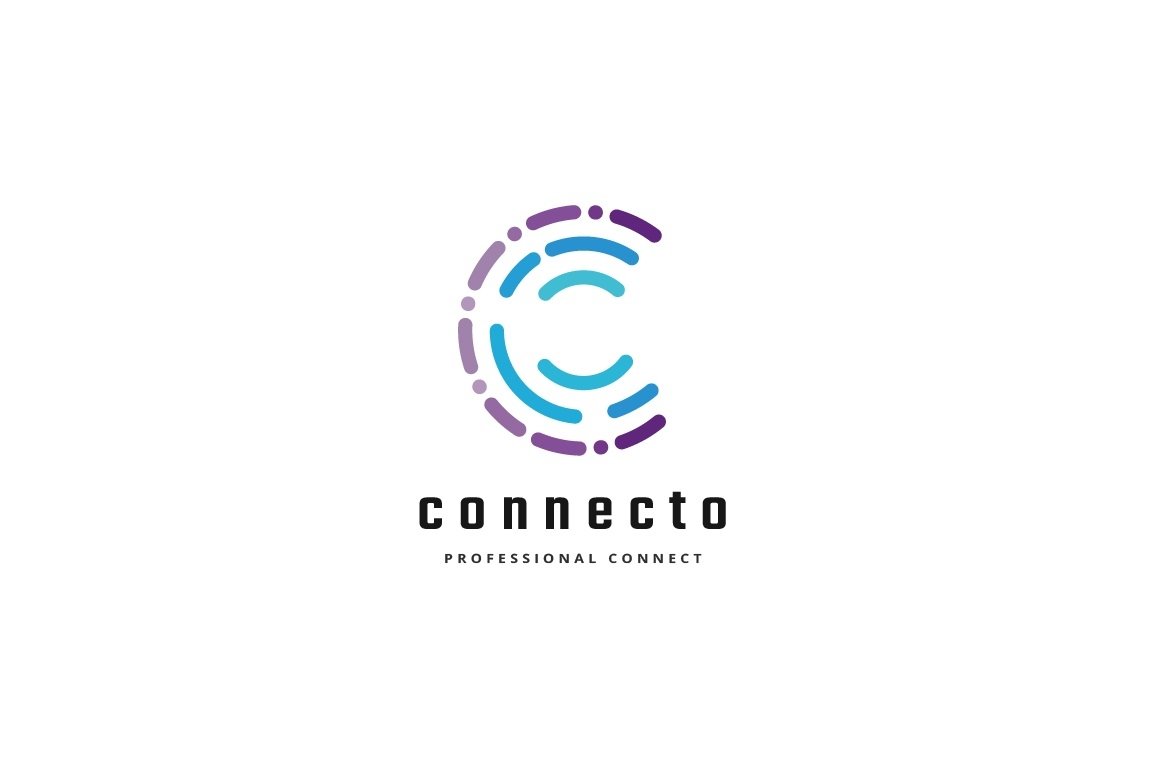 Connecto Letter C Logo (682160) | Logos | Design Bundles