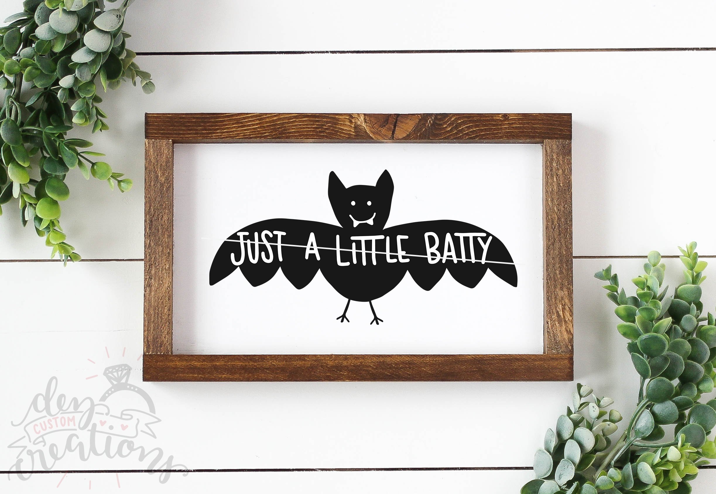 Just A Little Batty- SVG - DXF - PNG Digital Cut Halloween (133561 ...